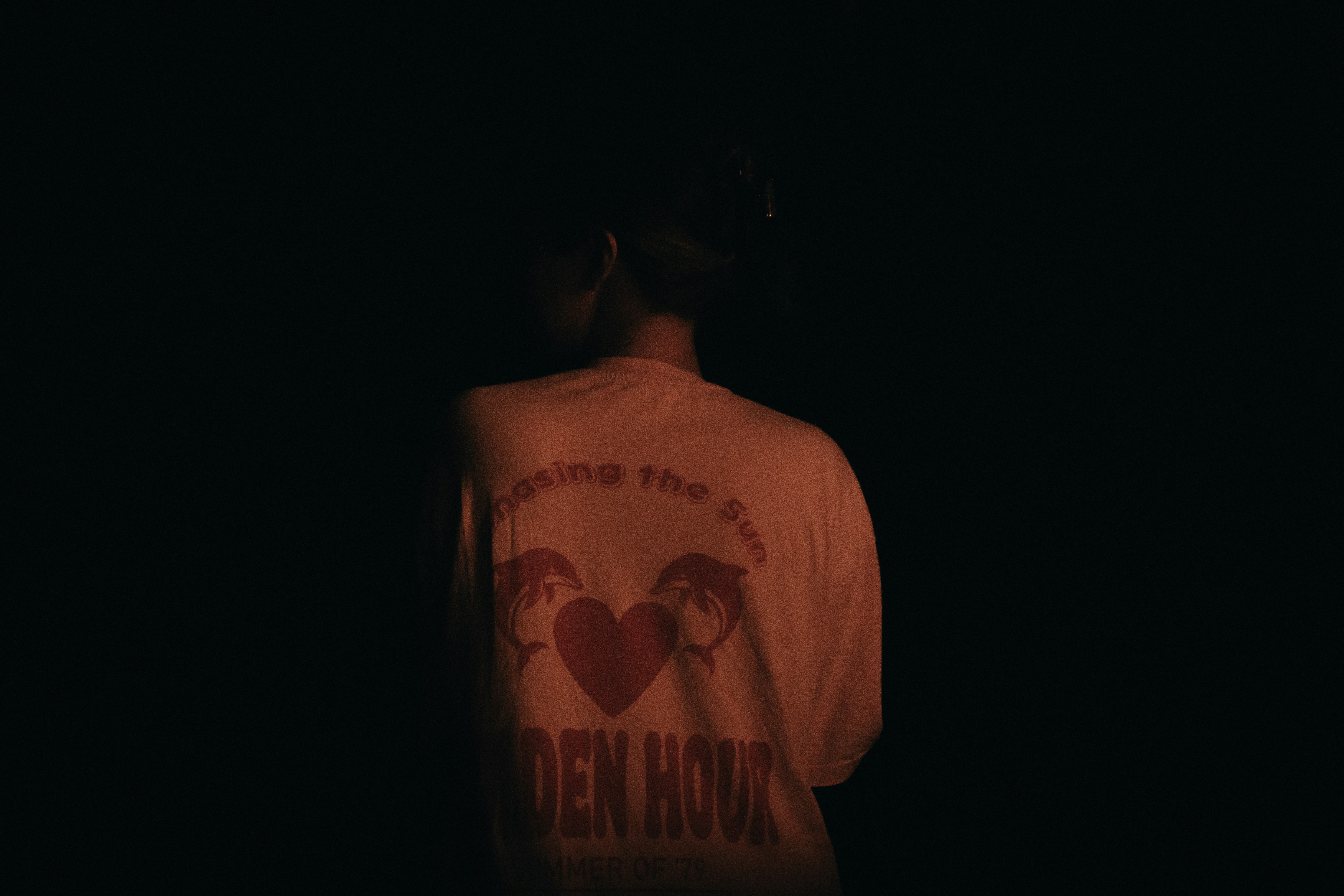 Whispered Night: Back of the Shirt in Low Light
