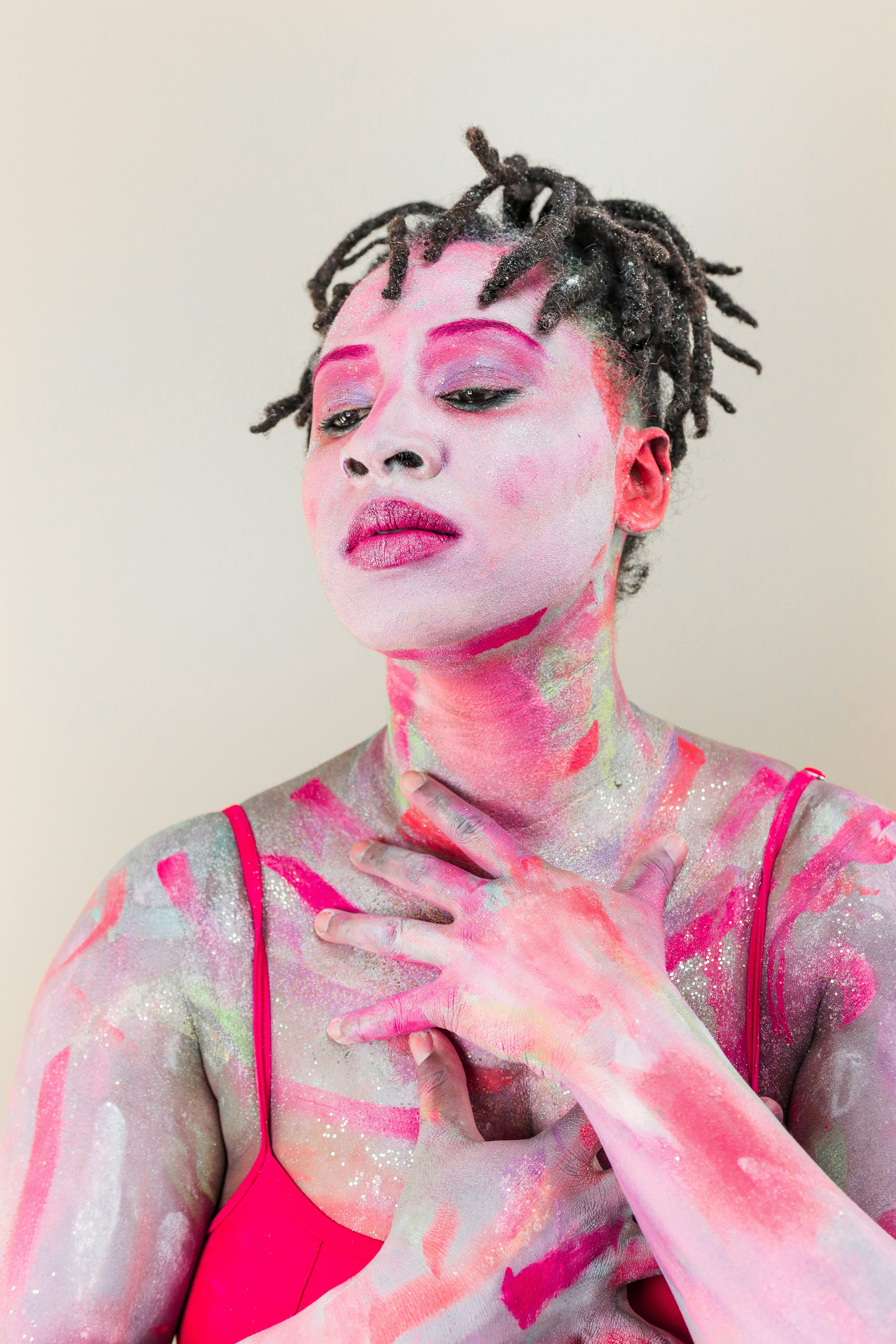 Pink Painter: A Portrait of Painted Silence