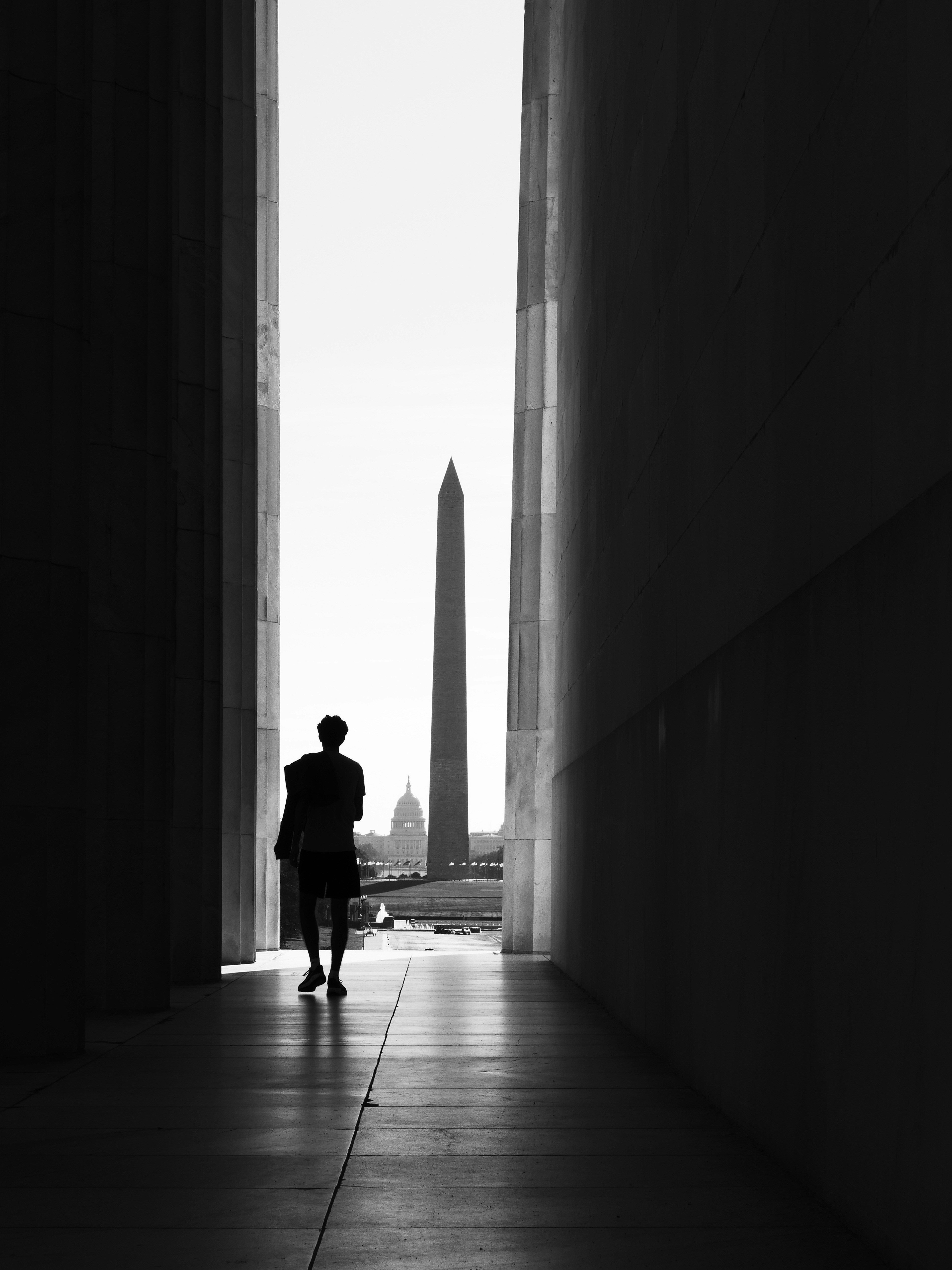 Silhouette at the Gate: Traveler and the Obelisk