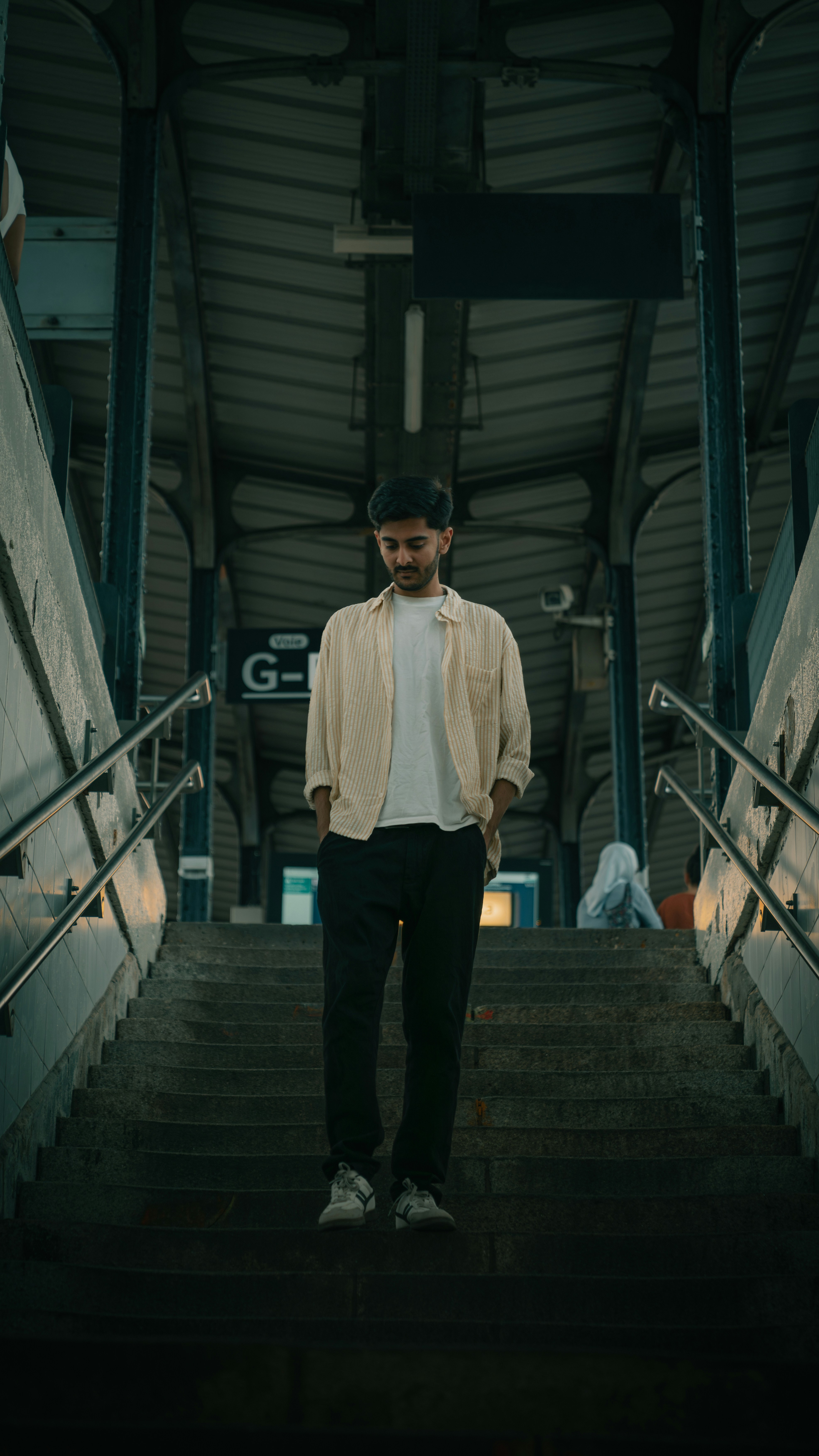 Steps into the Station: Portrait of Quiet Confidence