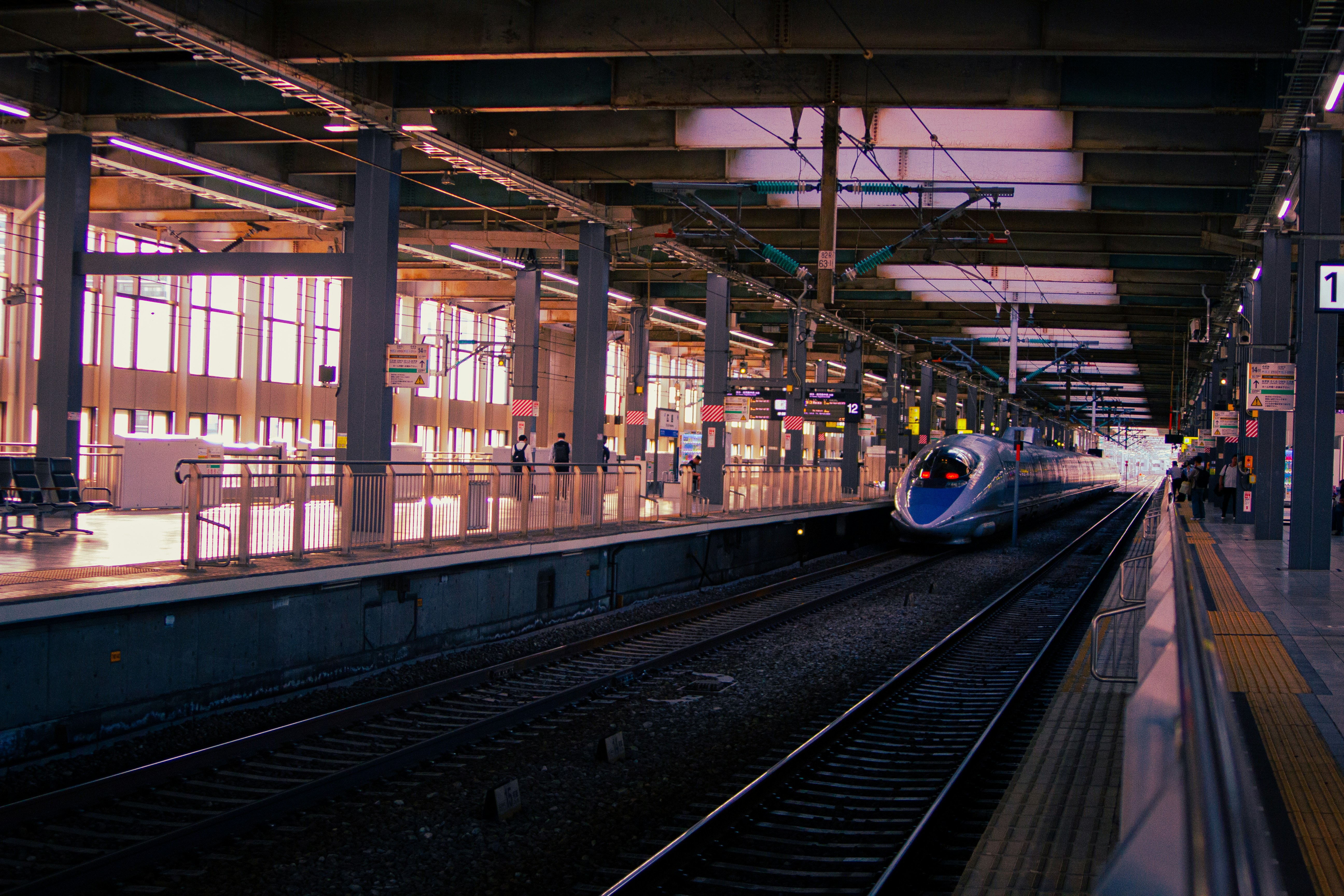 Dawn Commute: A High-Speed Glimpse from Platform 1