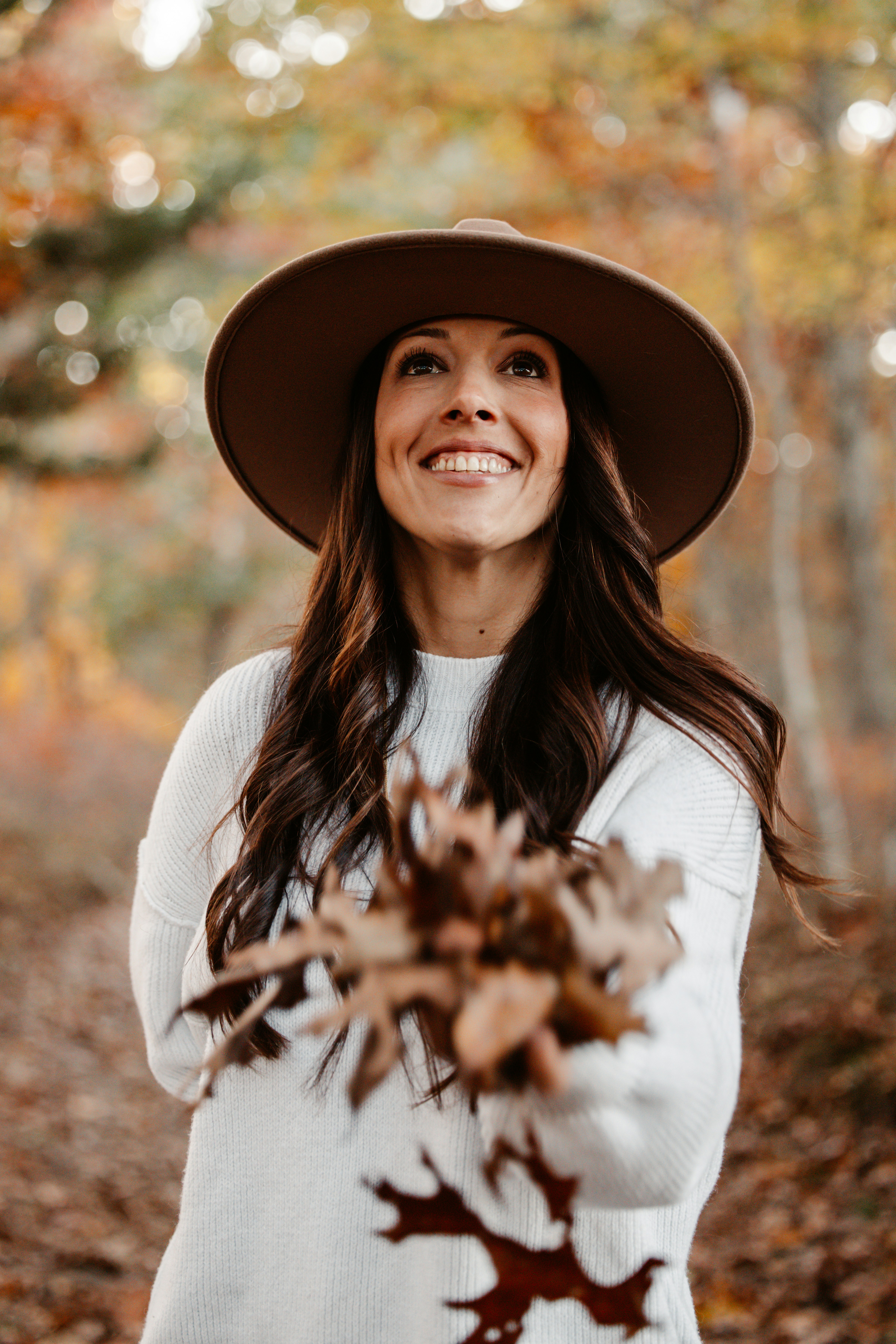 Autumn Smile: A Portrait in Soft Autumn Light