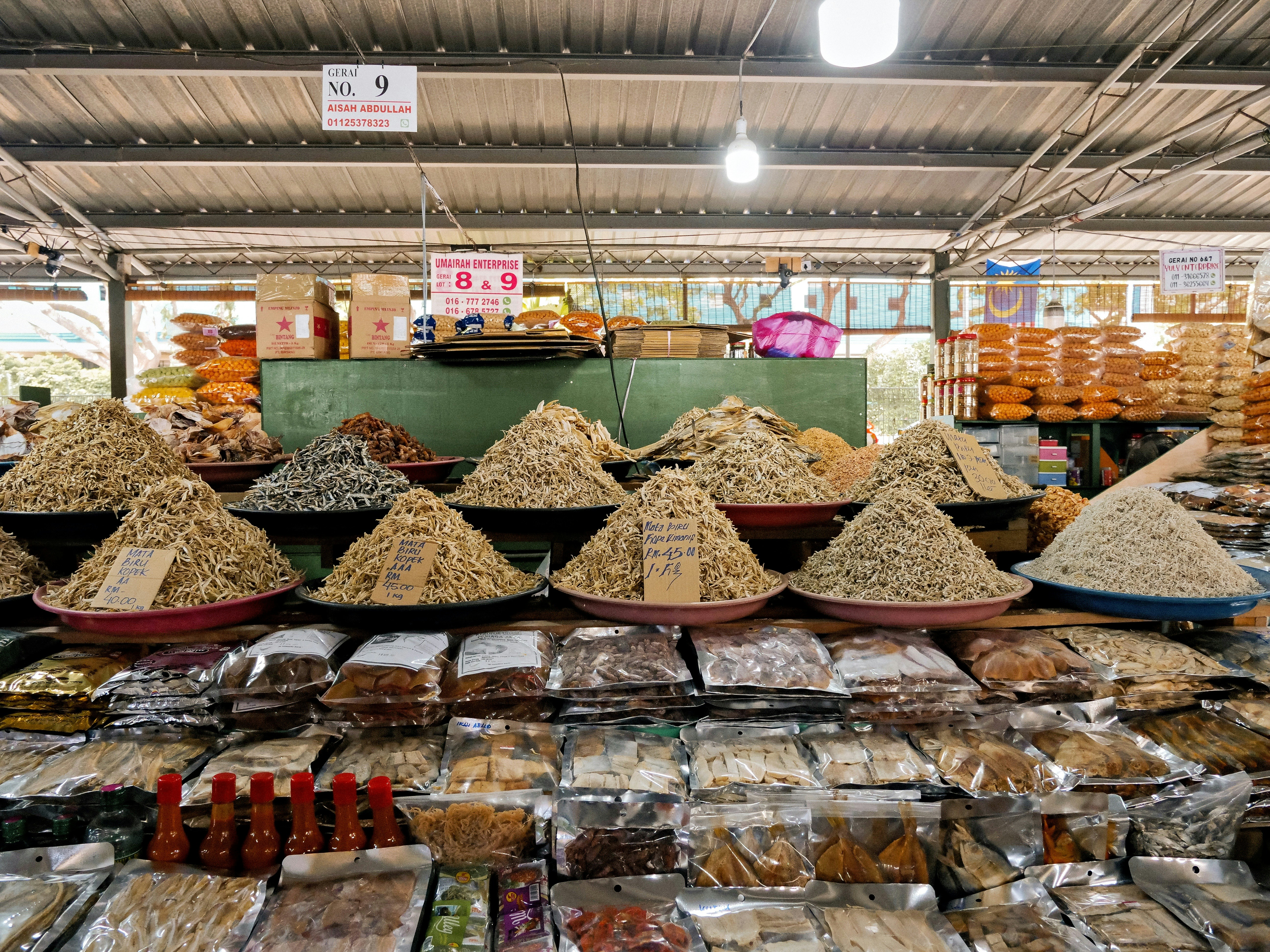 Spice Towers of the Market: A Colorful Sea of Ground Subtleties