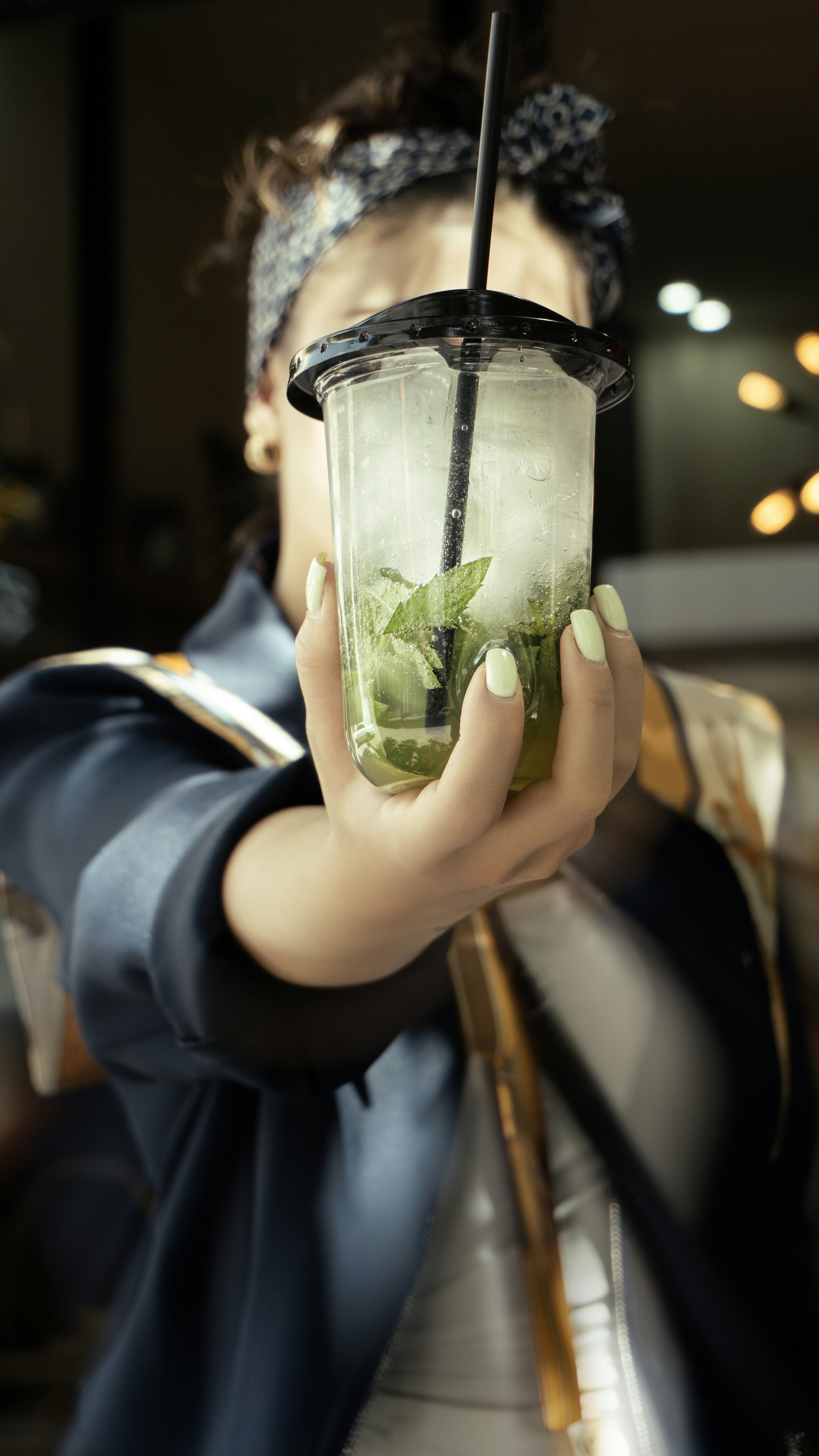 A Favor of Fresh Mint: The Hand-Forward Drink Invitation
