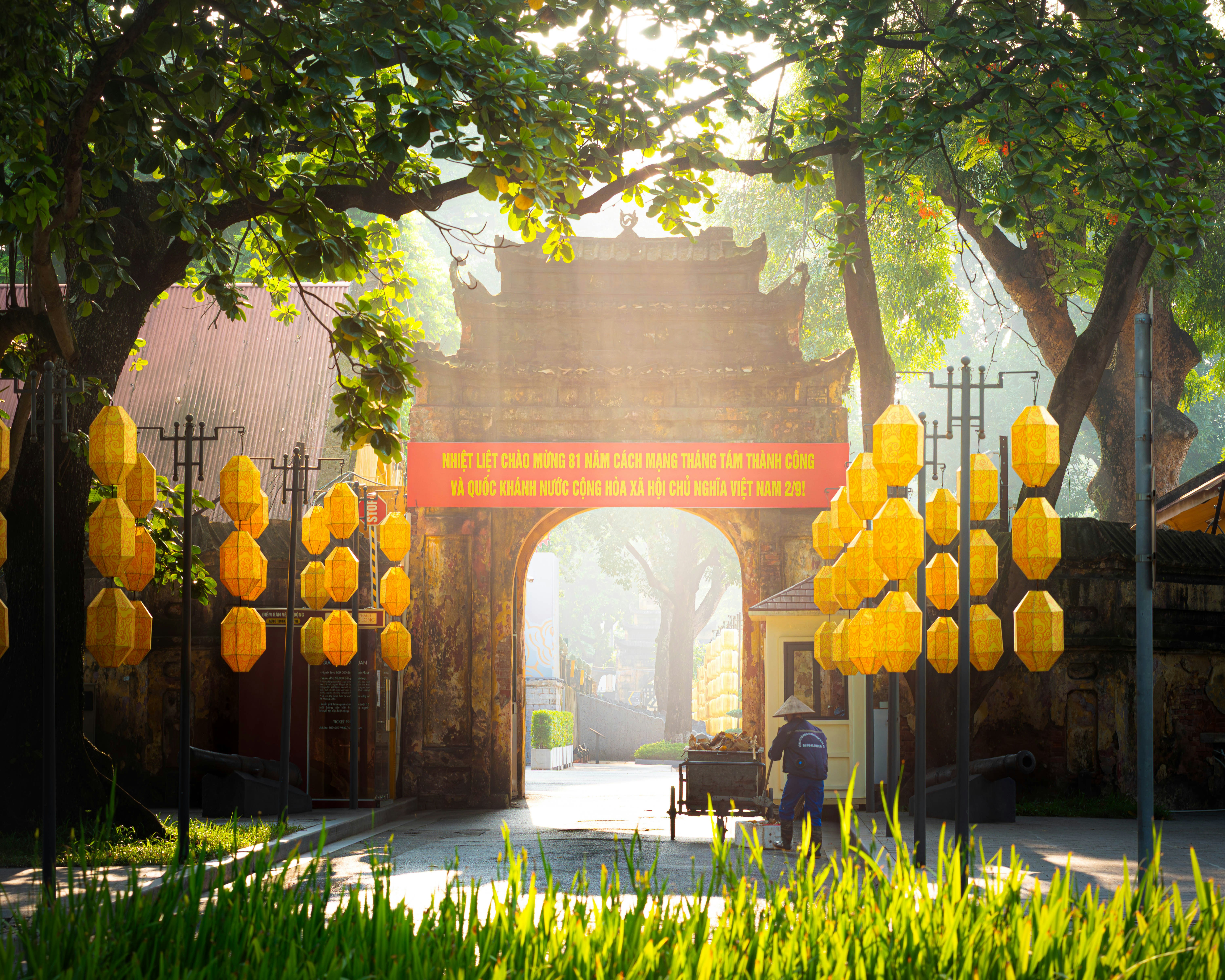 Lanterns on the Gate: A Quiet Path Through the Historic Arch