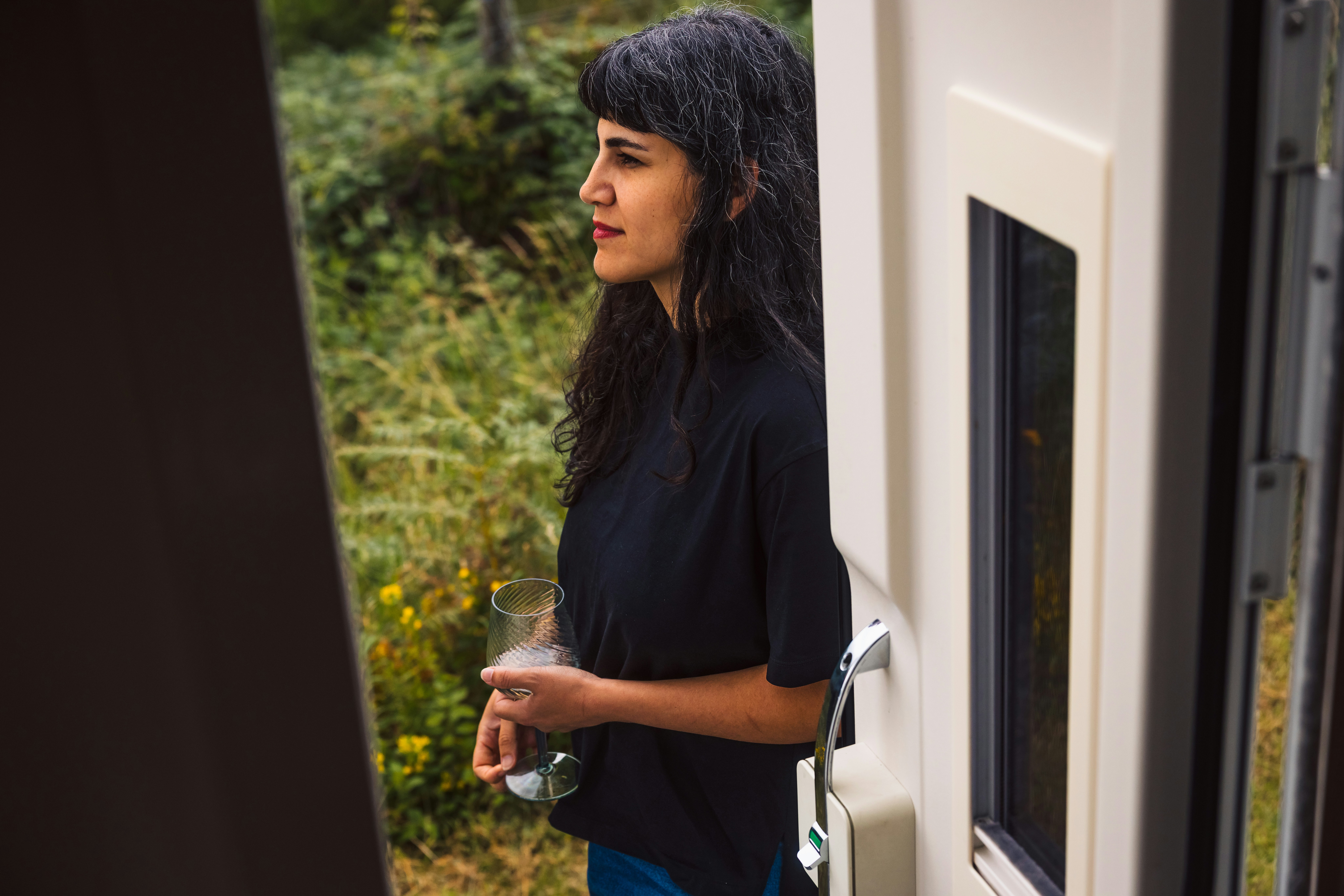 On the Threshold: A Quiet Moment at the Doorway