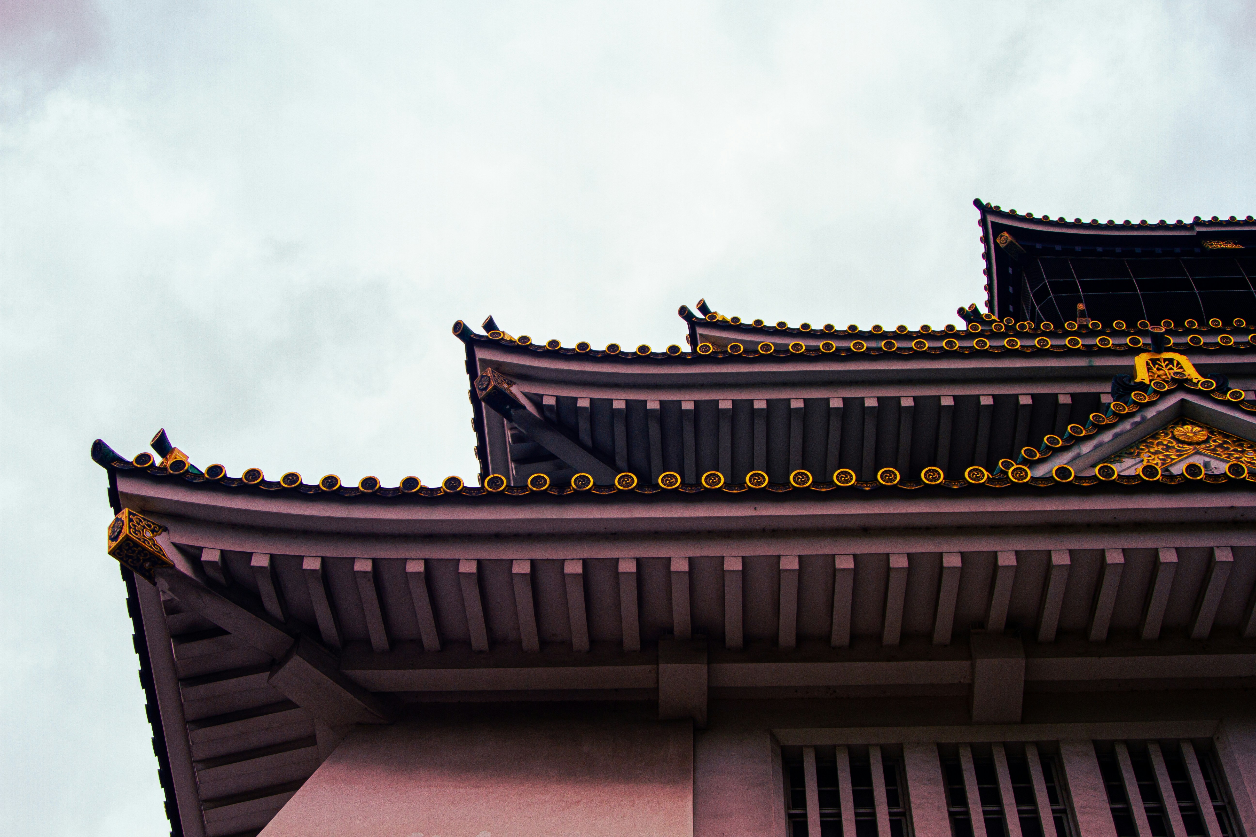 Golden Trim on a Distant Roofline