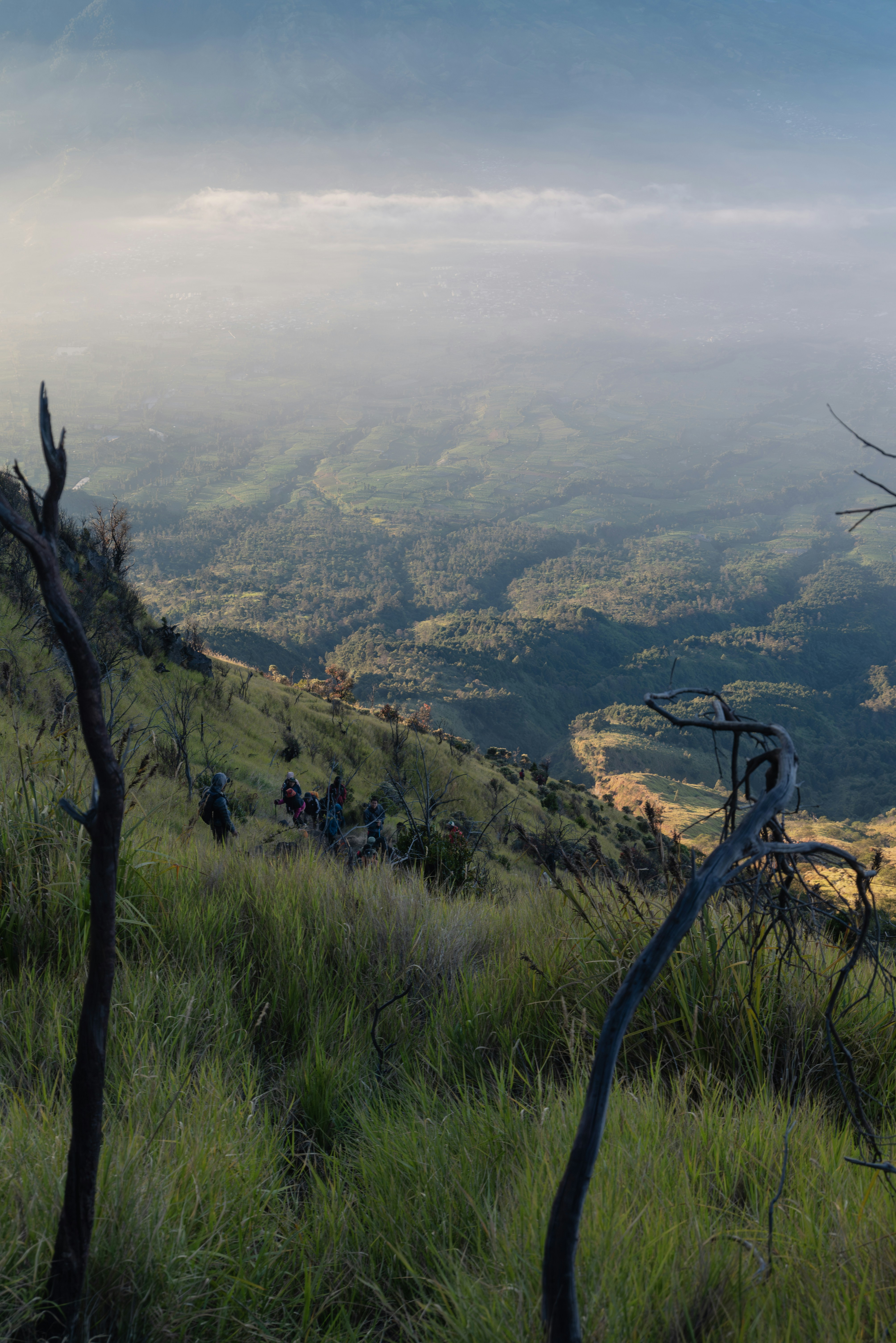 On the Gebirge Ridge: Climbers’ Trail and the Valley Beyond