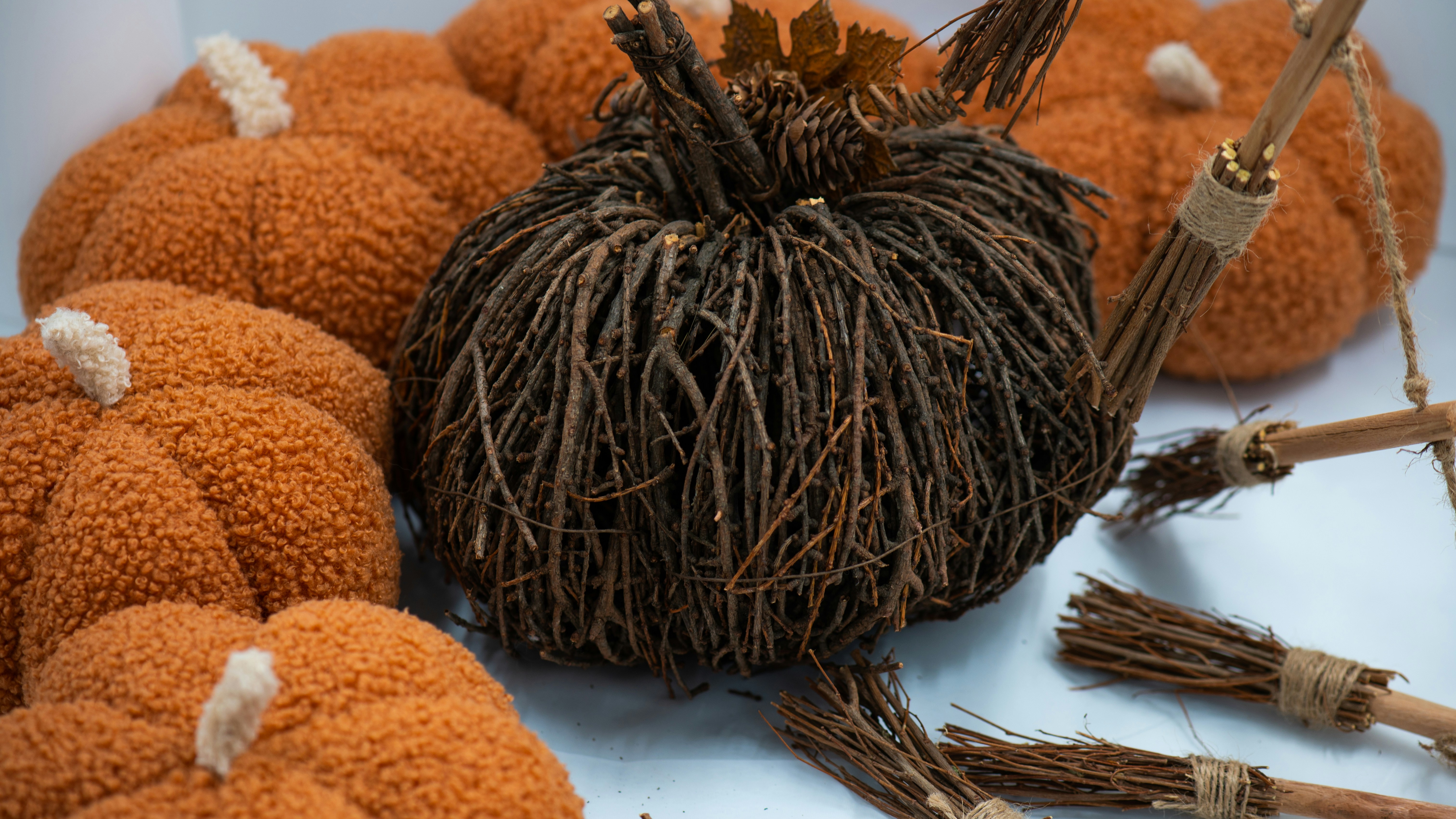 Tangled Cocoa Meets Velvet Orbs: A Textured Still Life