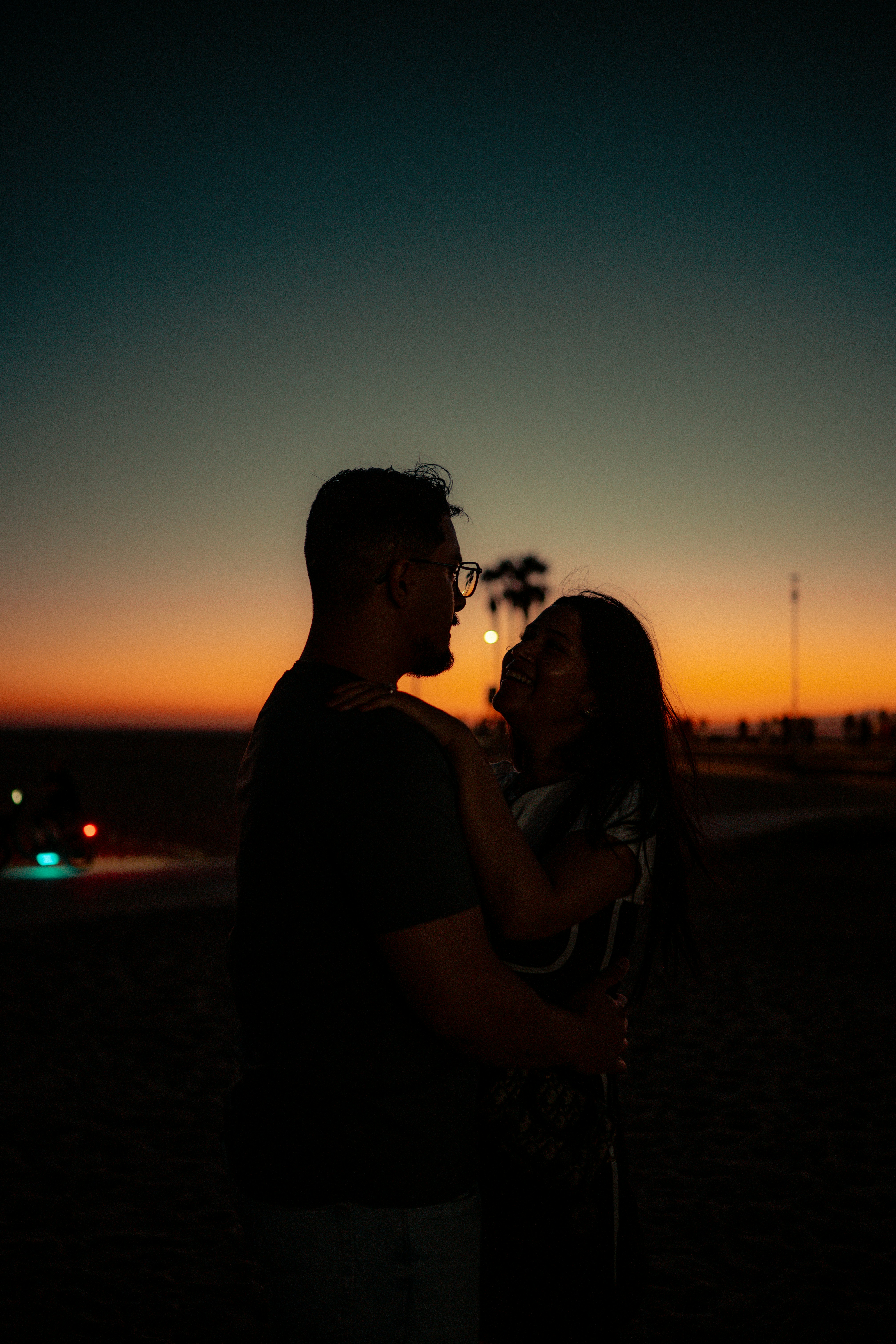 Twilight Embrace on the Dunes