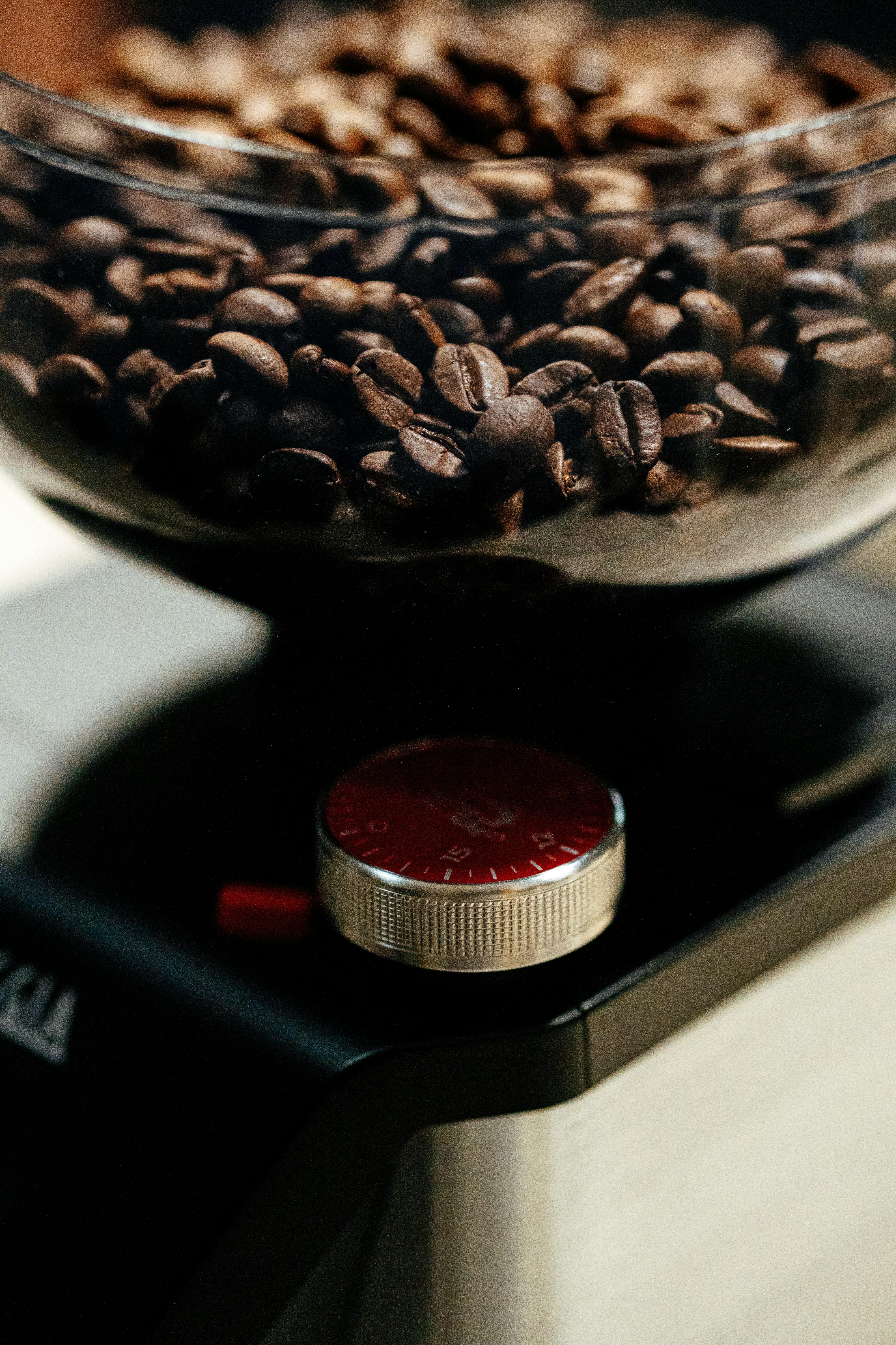 Coffee Gravity: Beans Topped with a Precision Dial