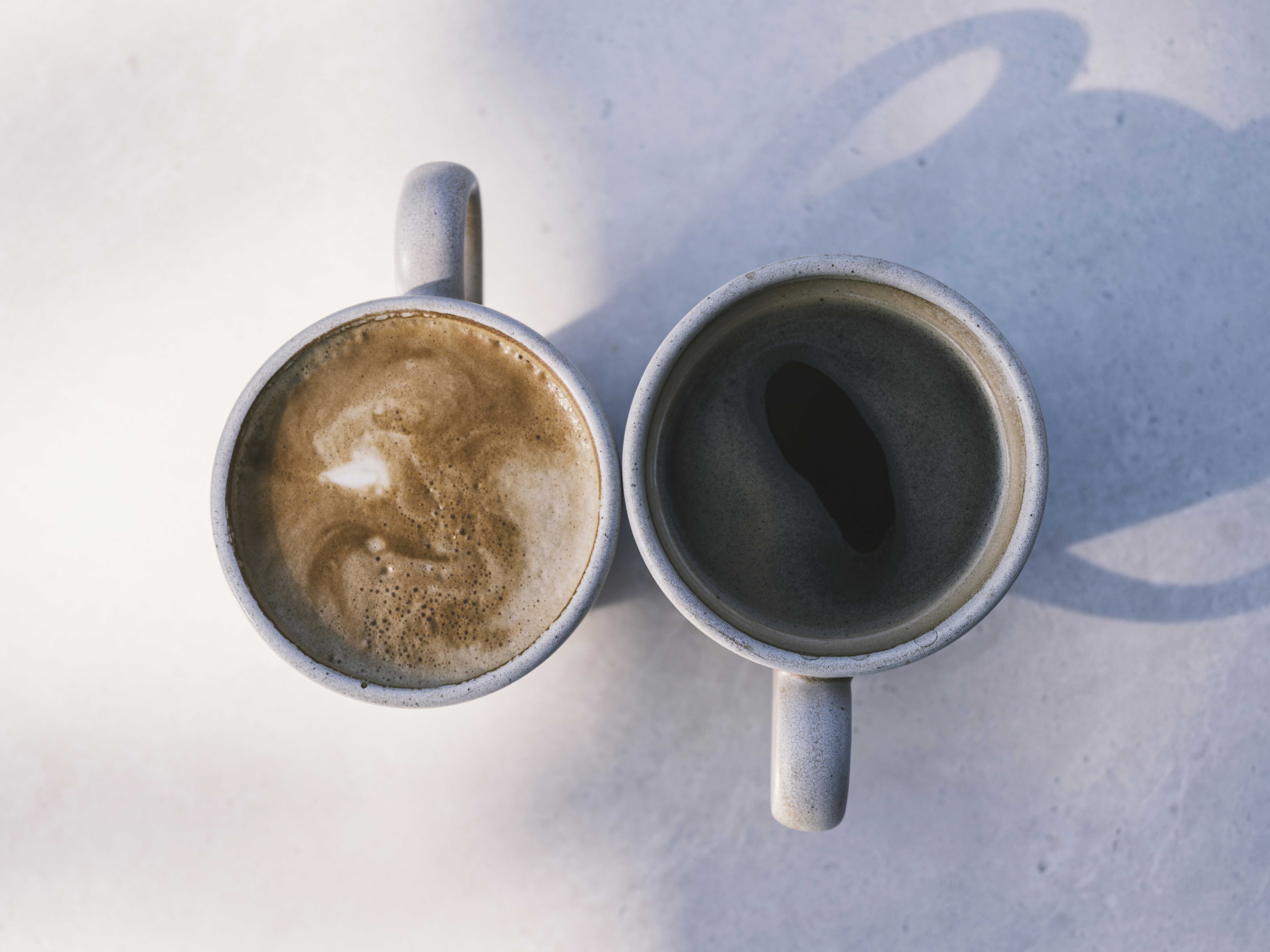 Two Echoes: A Pair of Mugs and Their Subtle Shadows