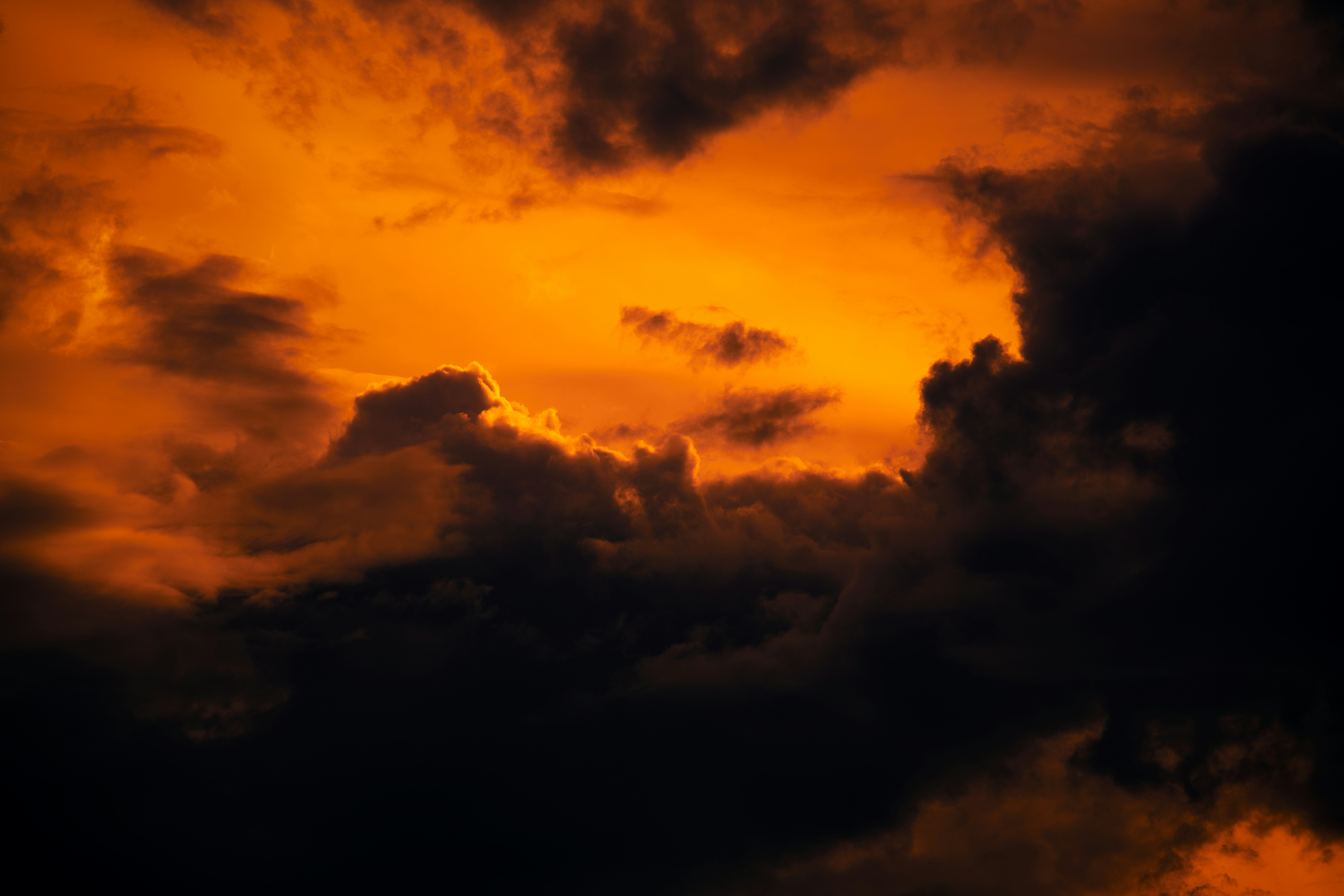 Ember Veil Over a Distant Horizon