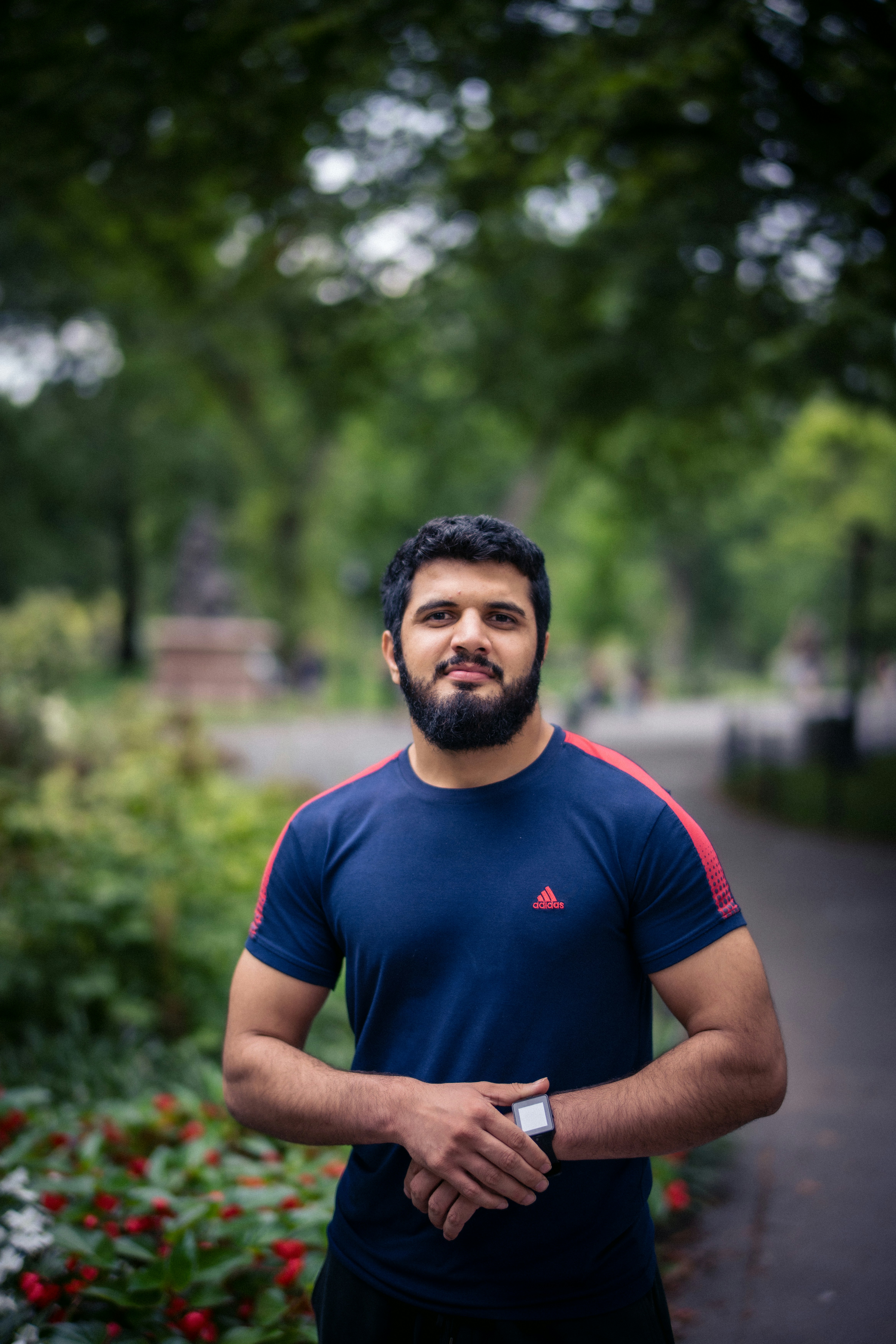 Portrait in the Park: Strength Amid Greenery