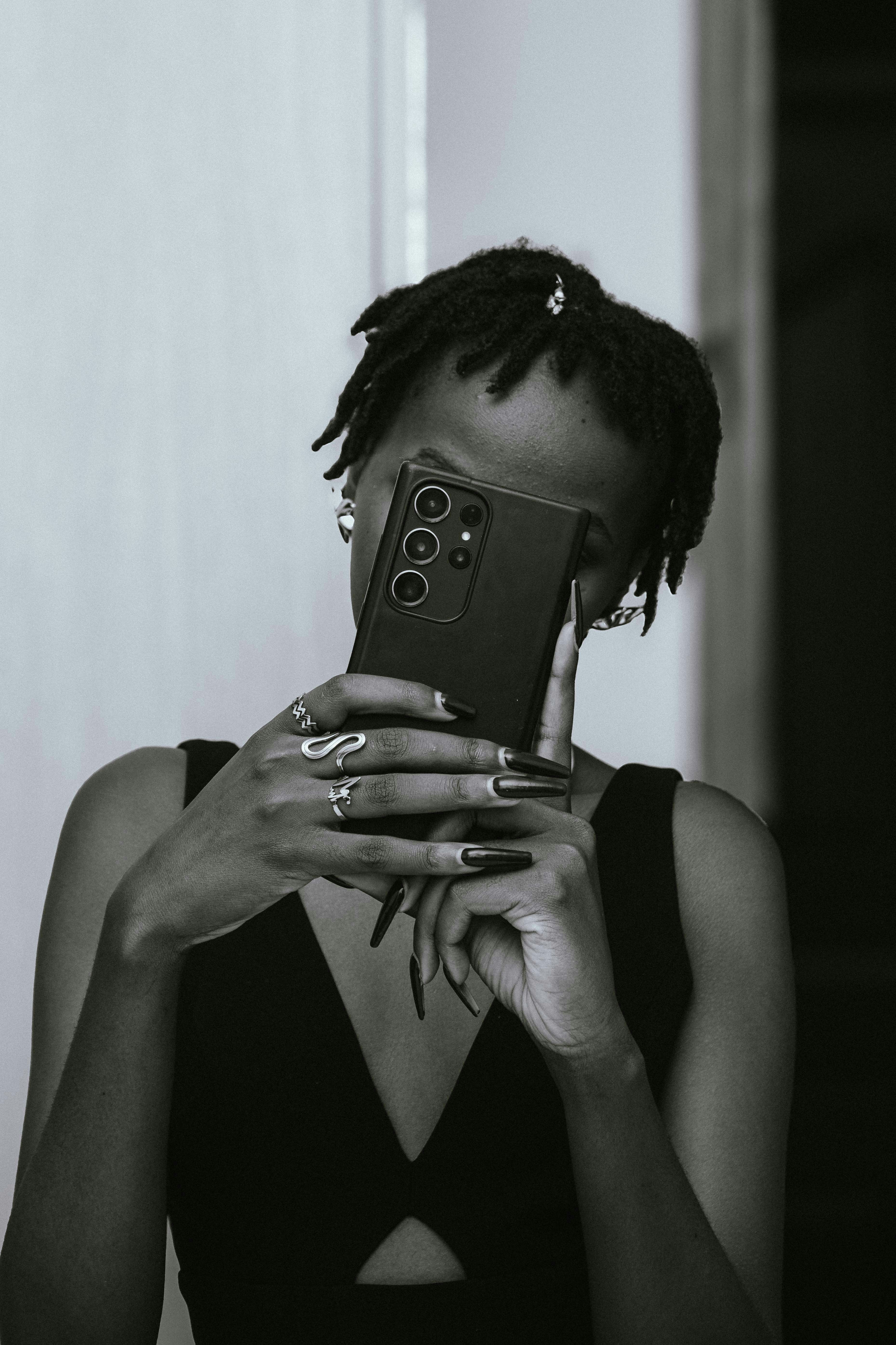 A Quiet Moment: Self-Expression Through a Smartphone Portrait