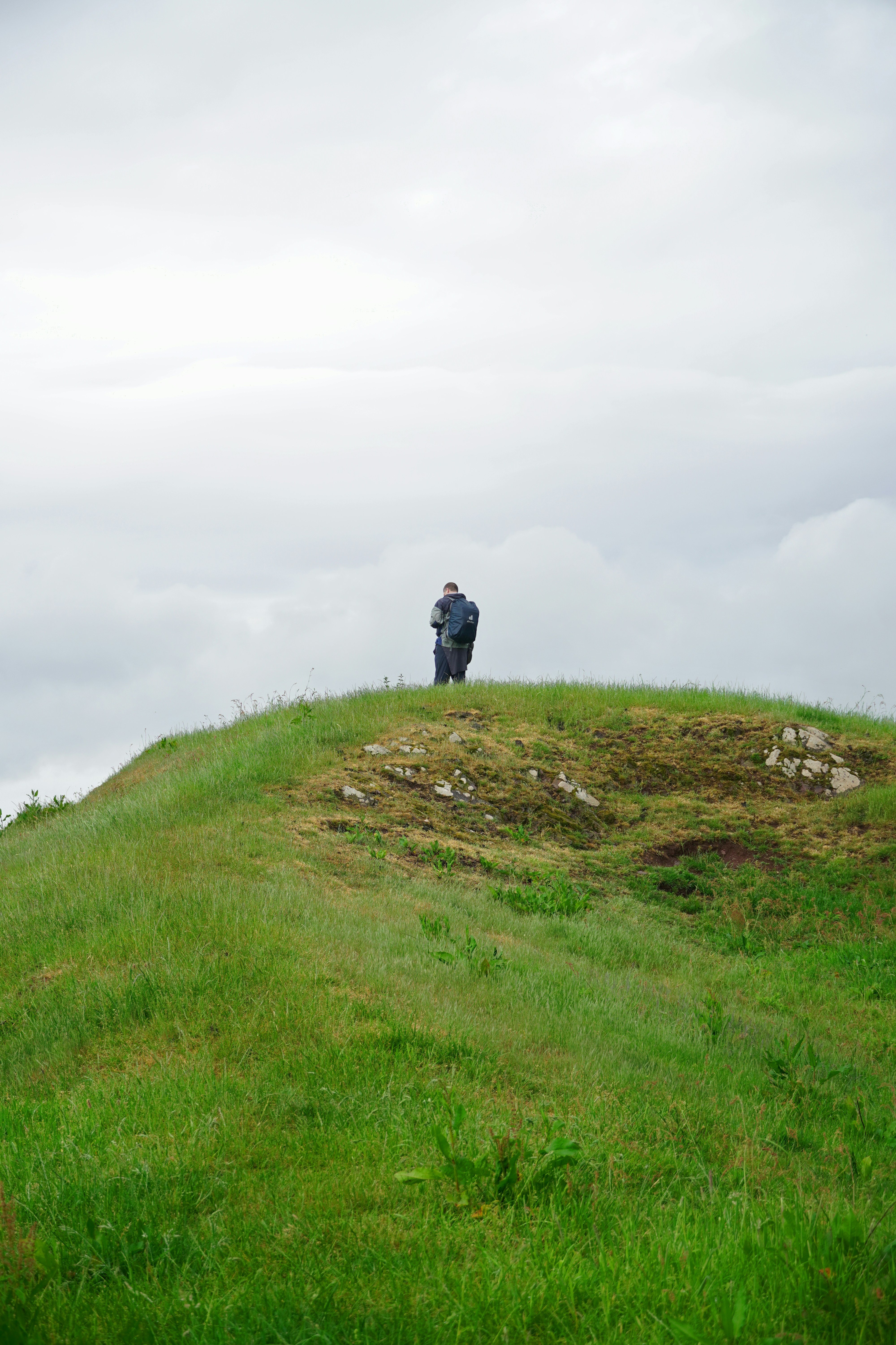 Two Wanderers on a Hilltop: Quiet Summit