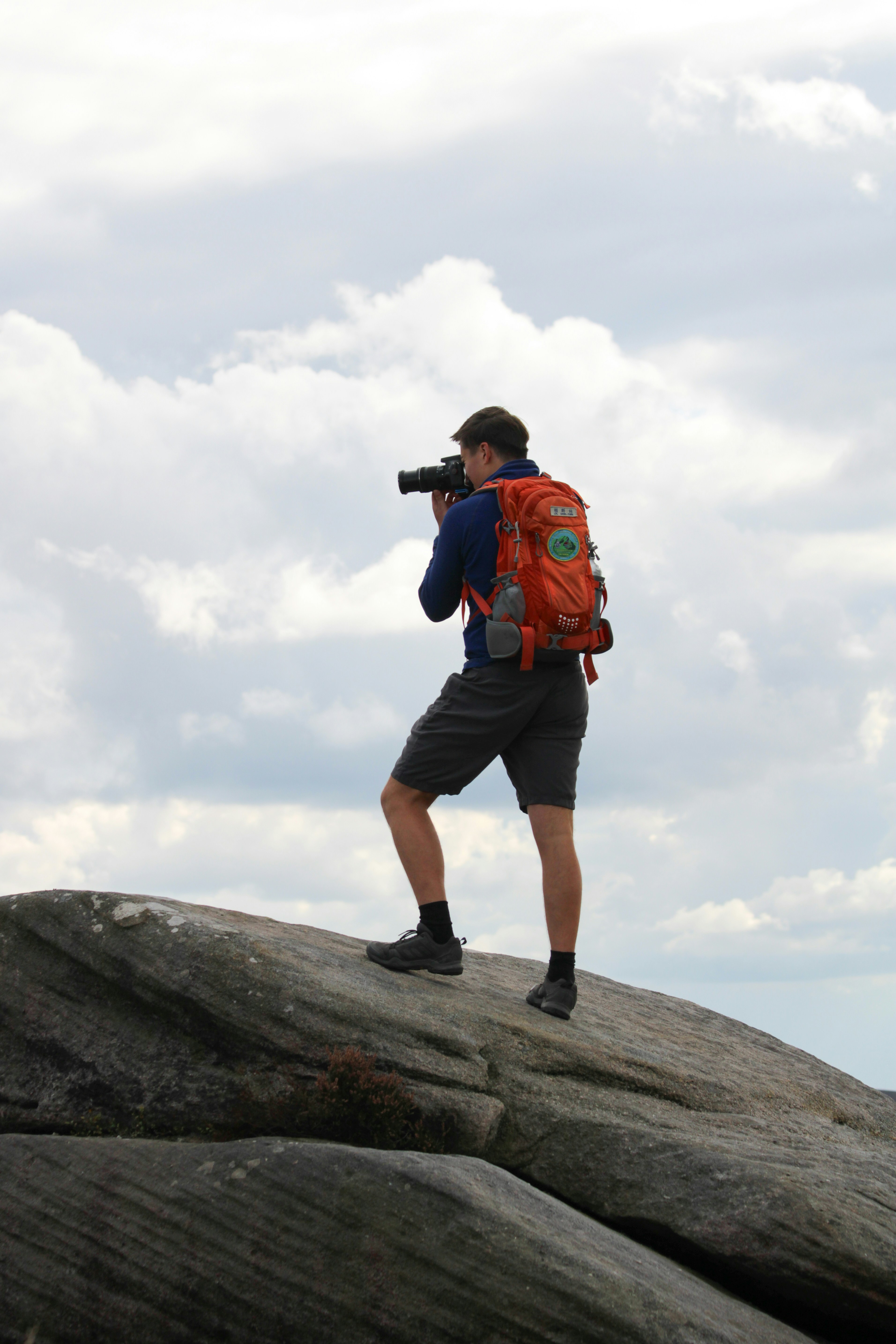 Ridge-Top Portrait: A Hiker-Photographer Captures the Sky