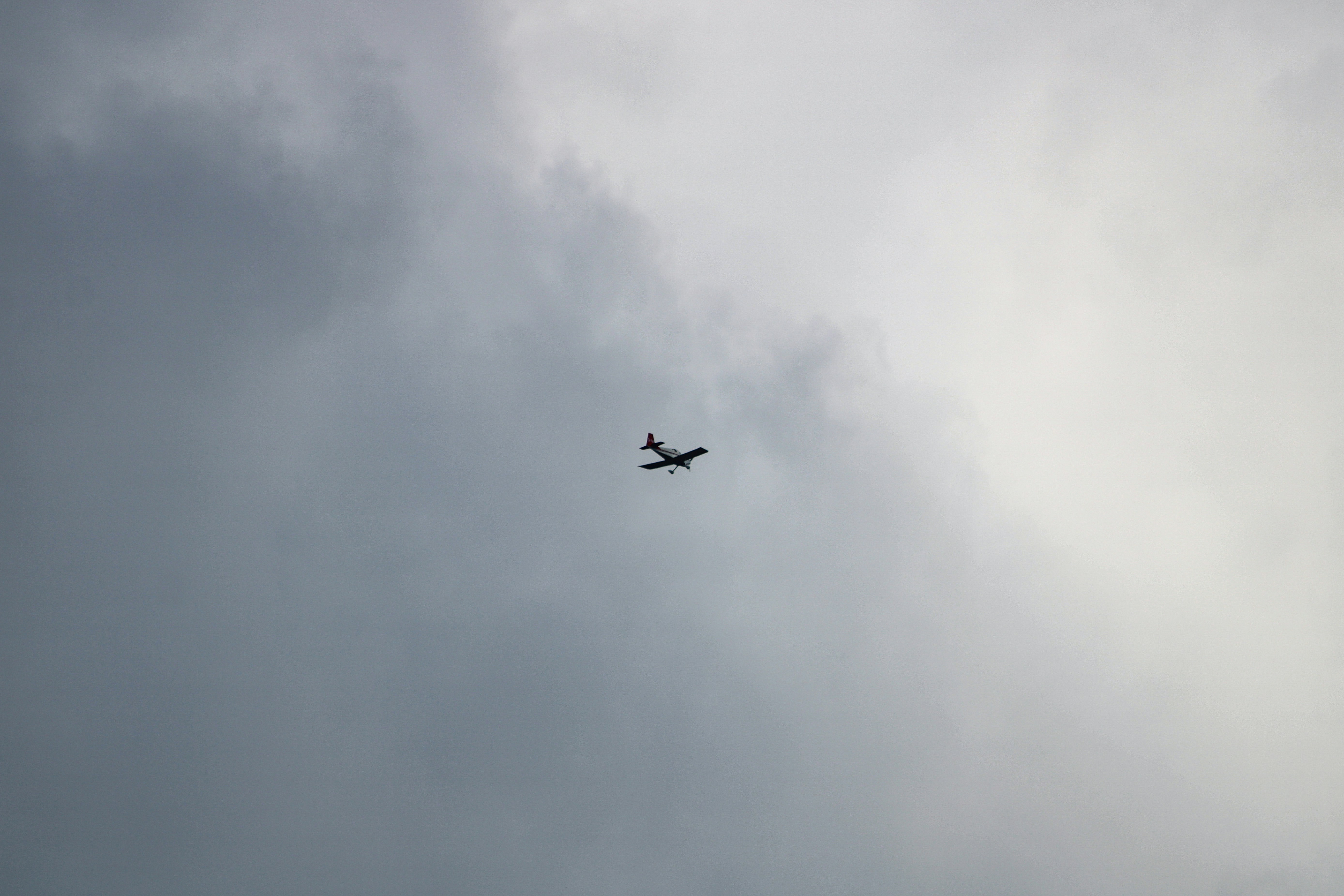 Aerial Spec in a Quiet Sky