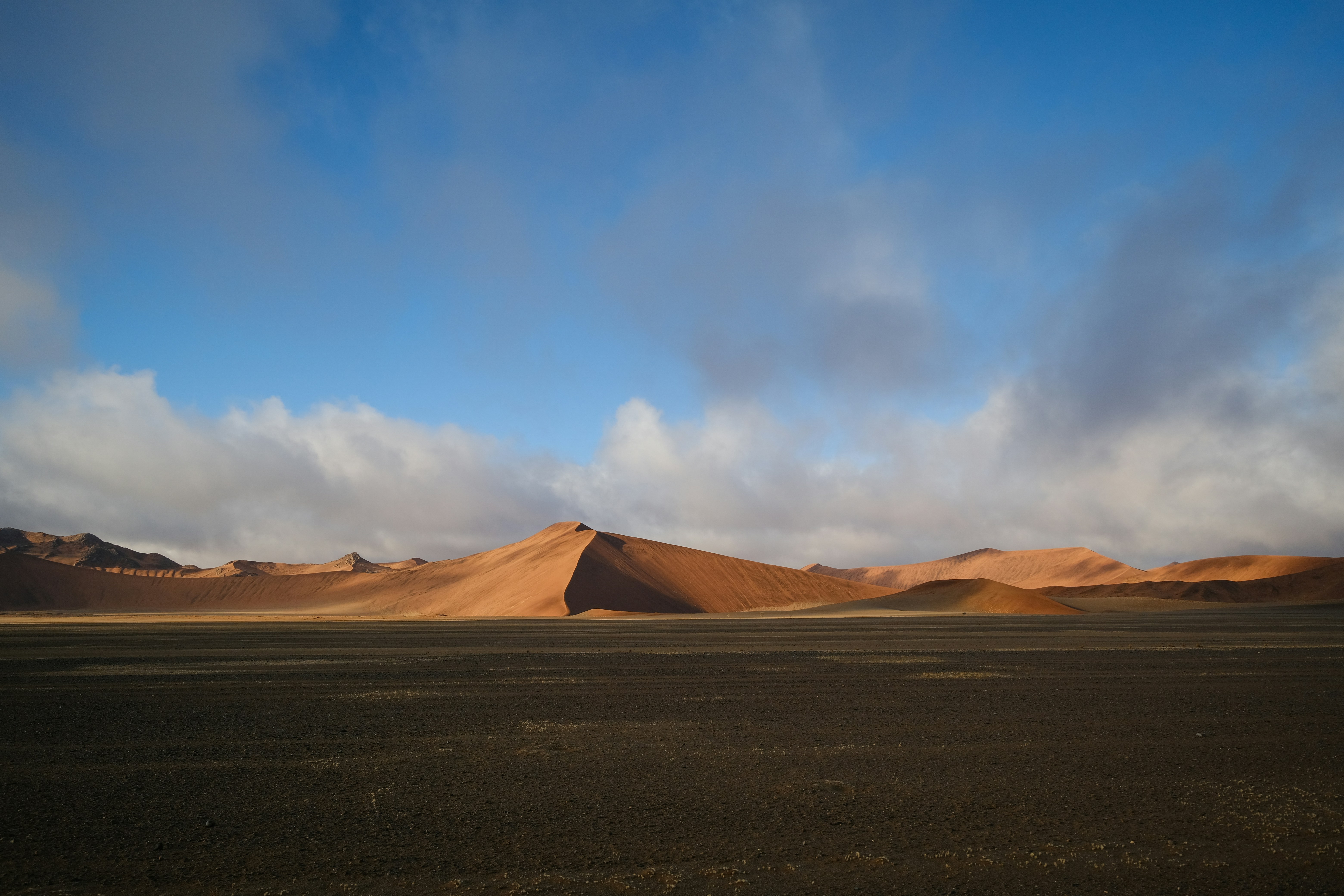 Dune Crest under a Wide Sky