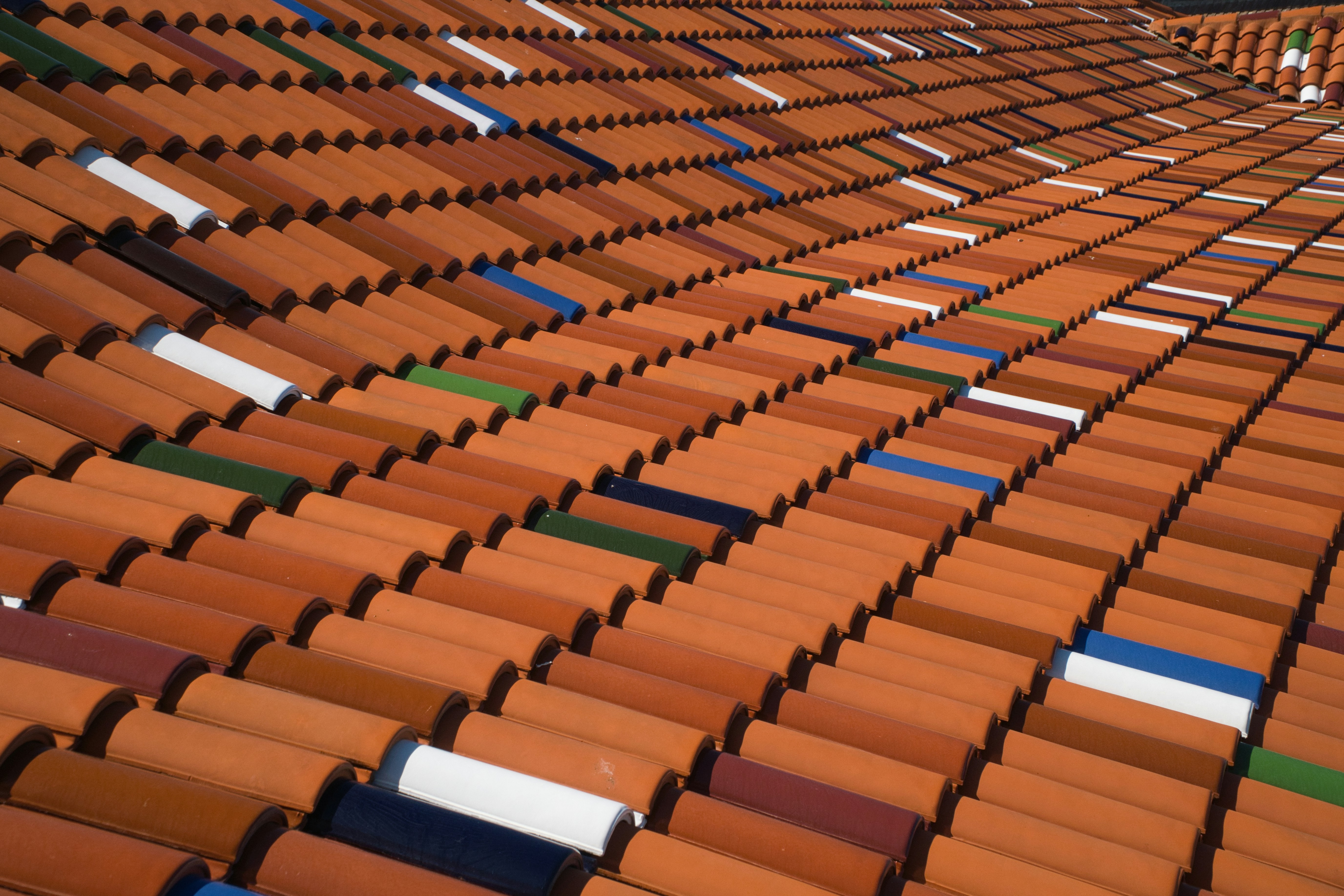 Terracotta Rhythm: A Mosaic of Tile Tonalities