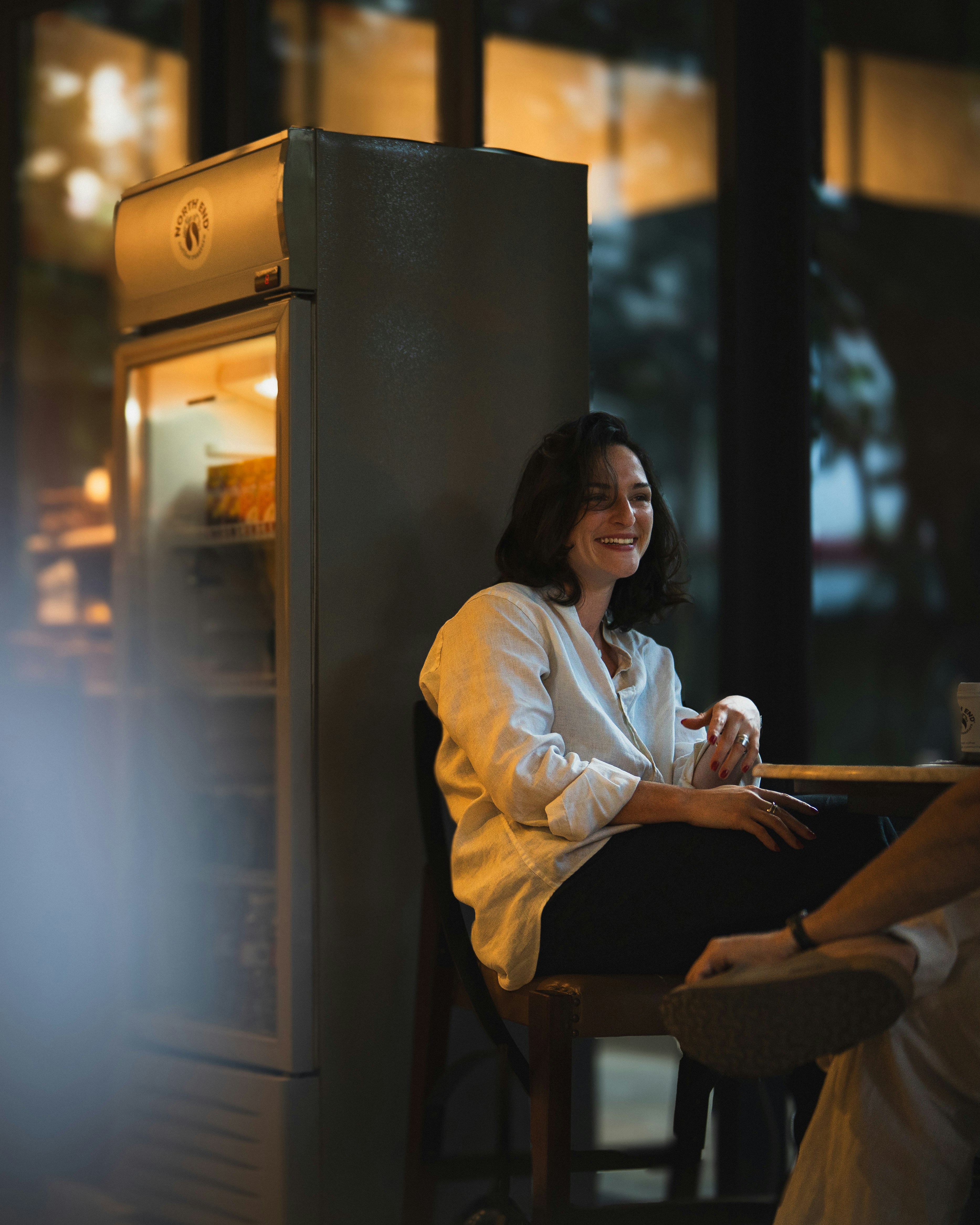 Evening Chat by the Fridge Light
