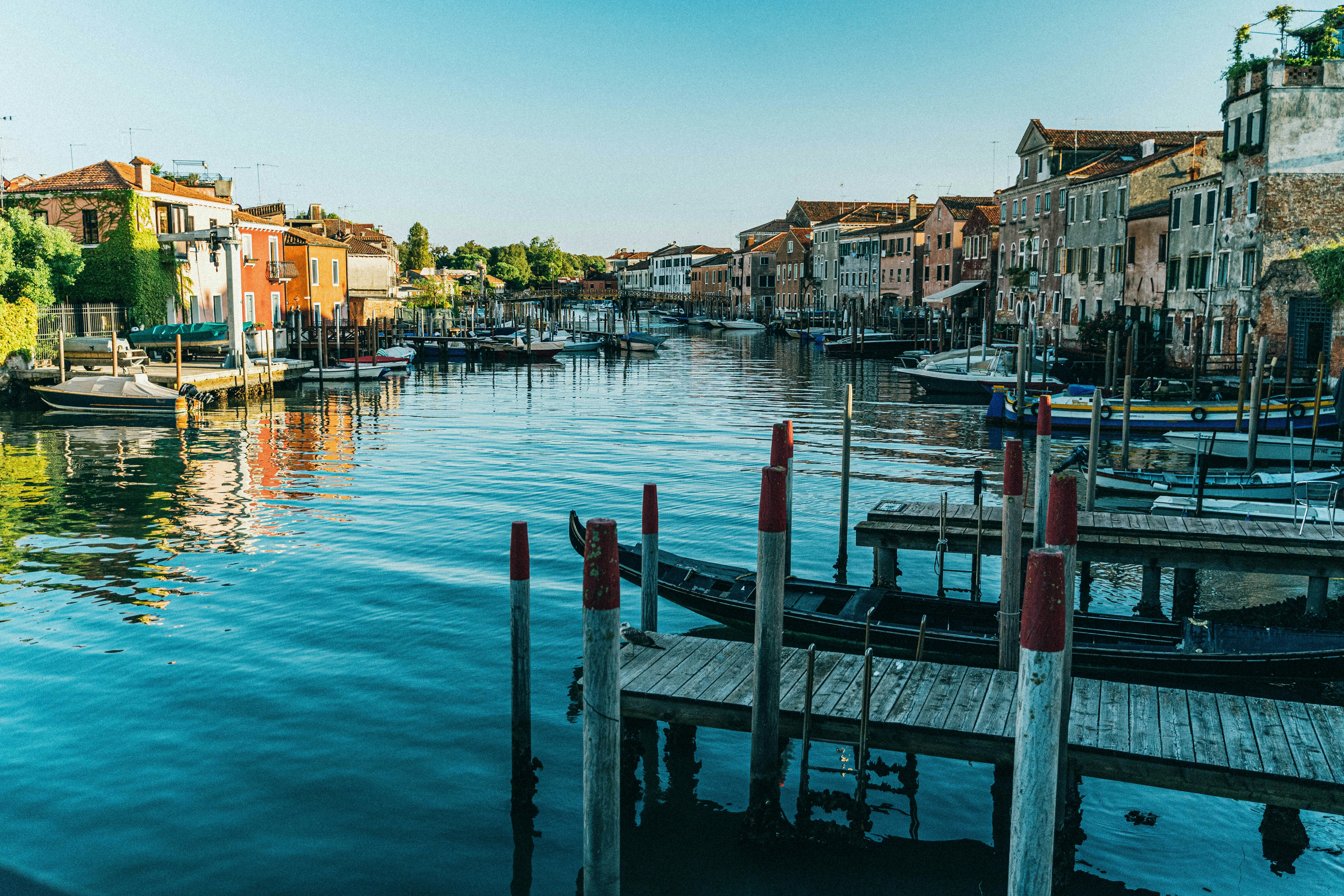 Canalfront in Vernazza: Boats, Bridges, and Warm Italian Light