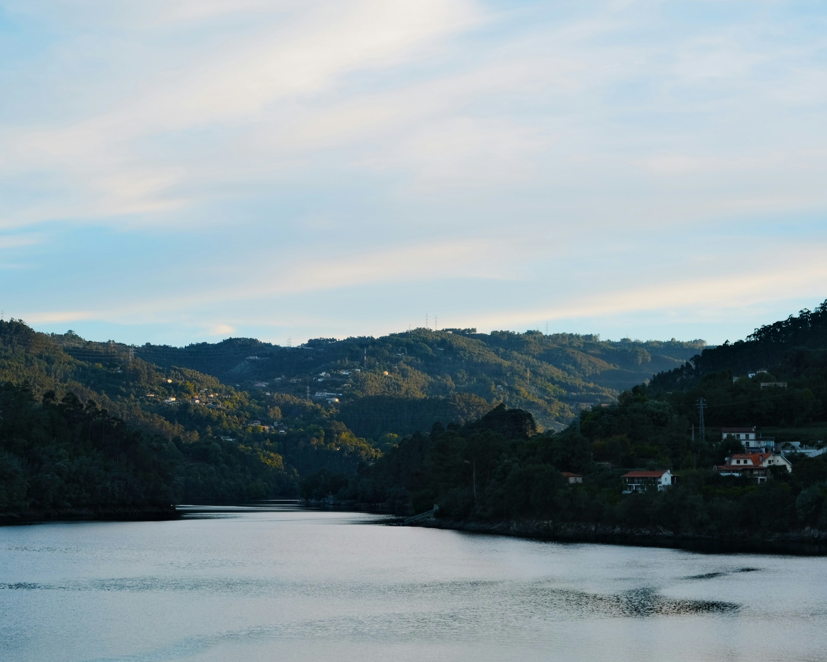 River Bend Village at Dusk