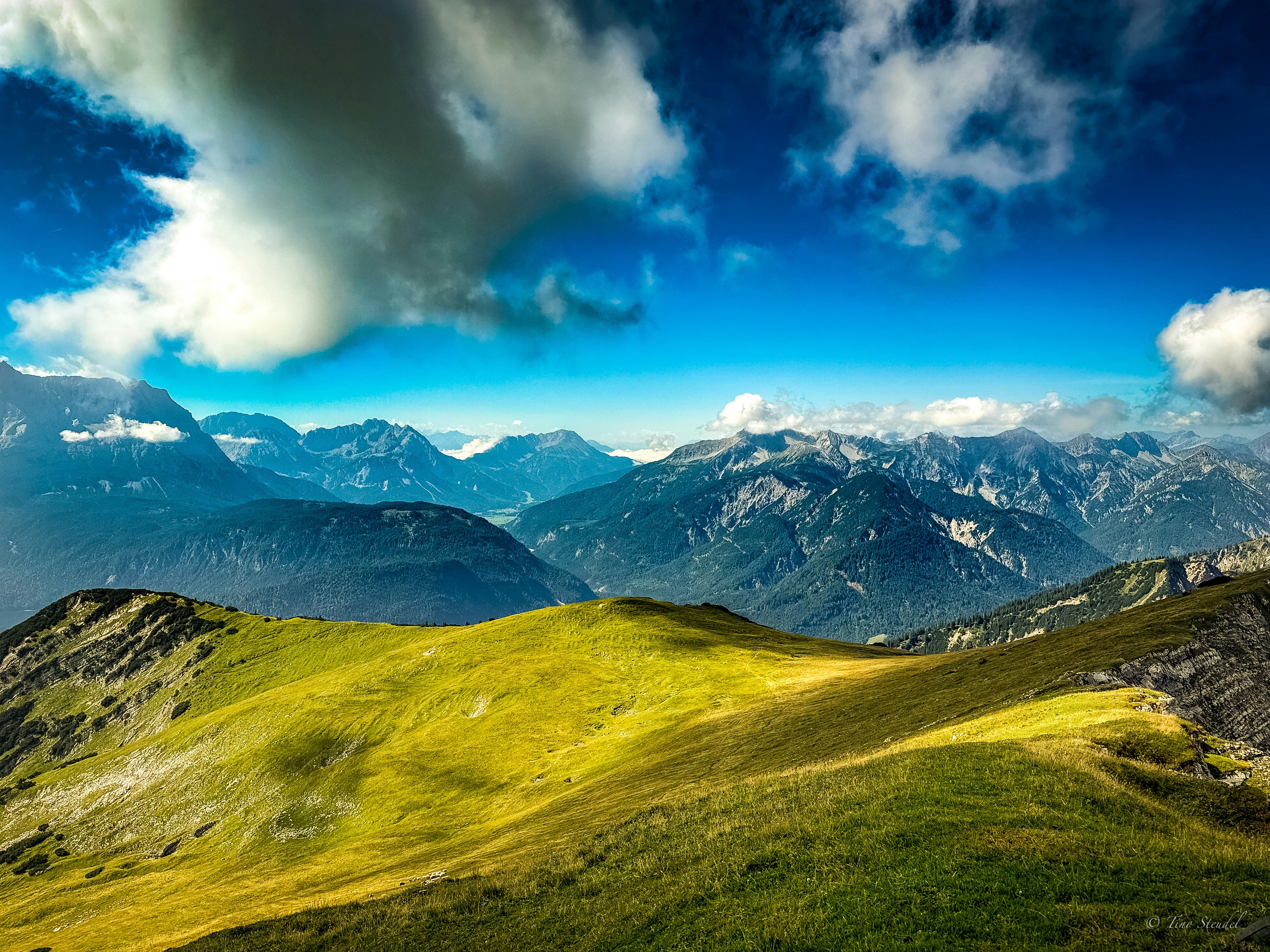 Hillcrest Overlook: Golden Knolls Beneath a Sky of Whispers