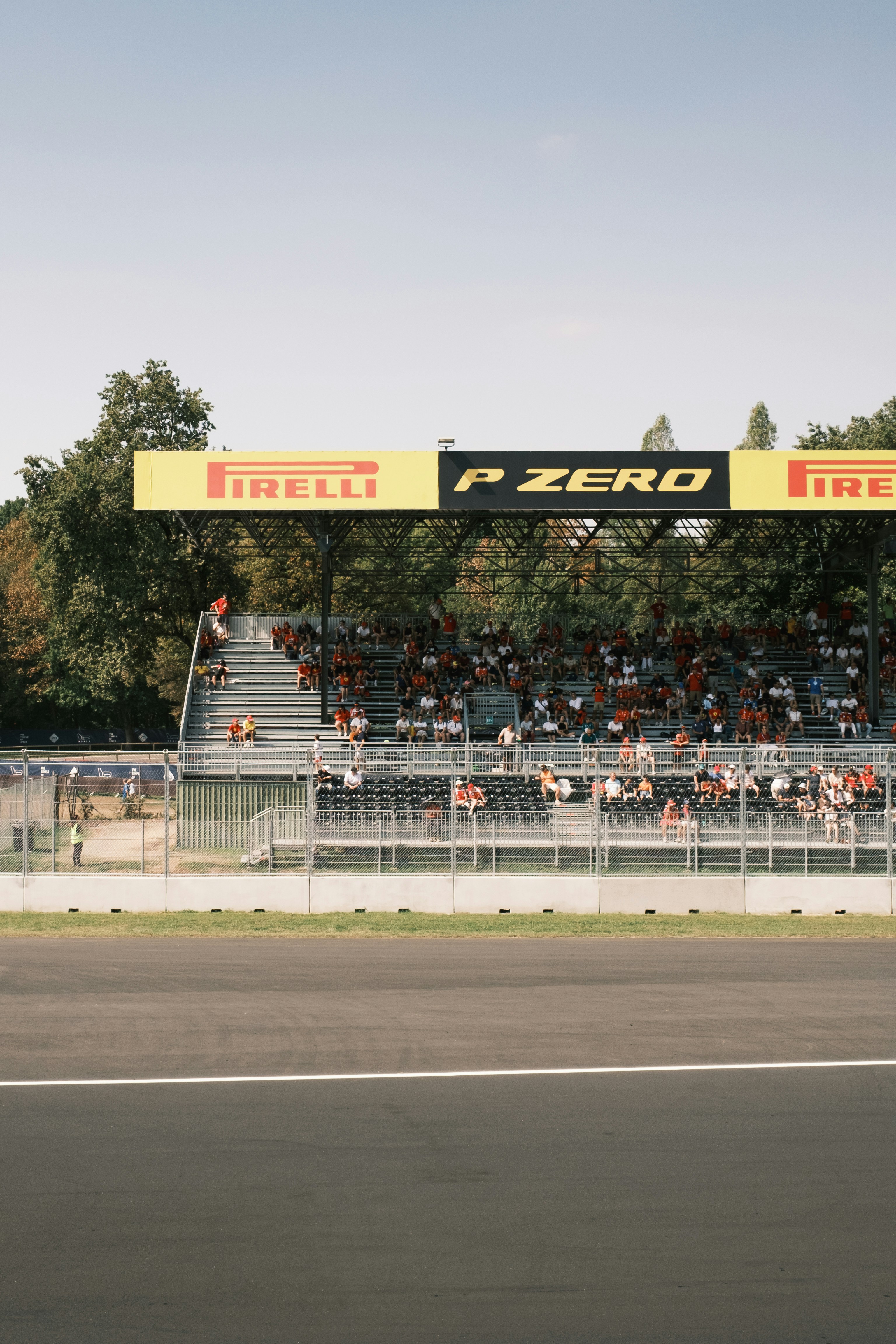 Grandstand Portrait at the Pirelli P Zero Sign
