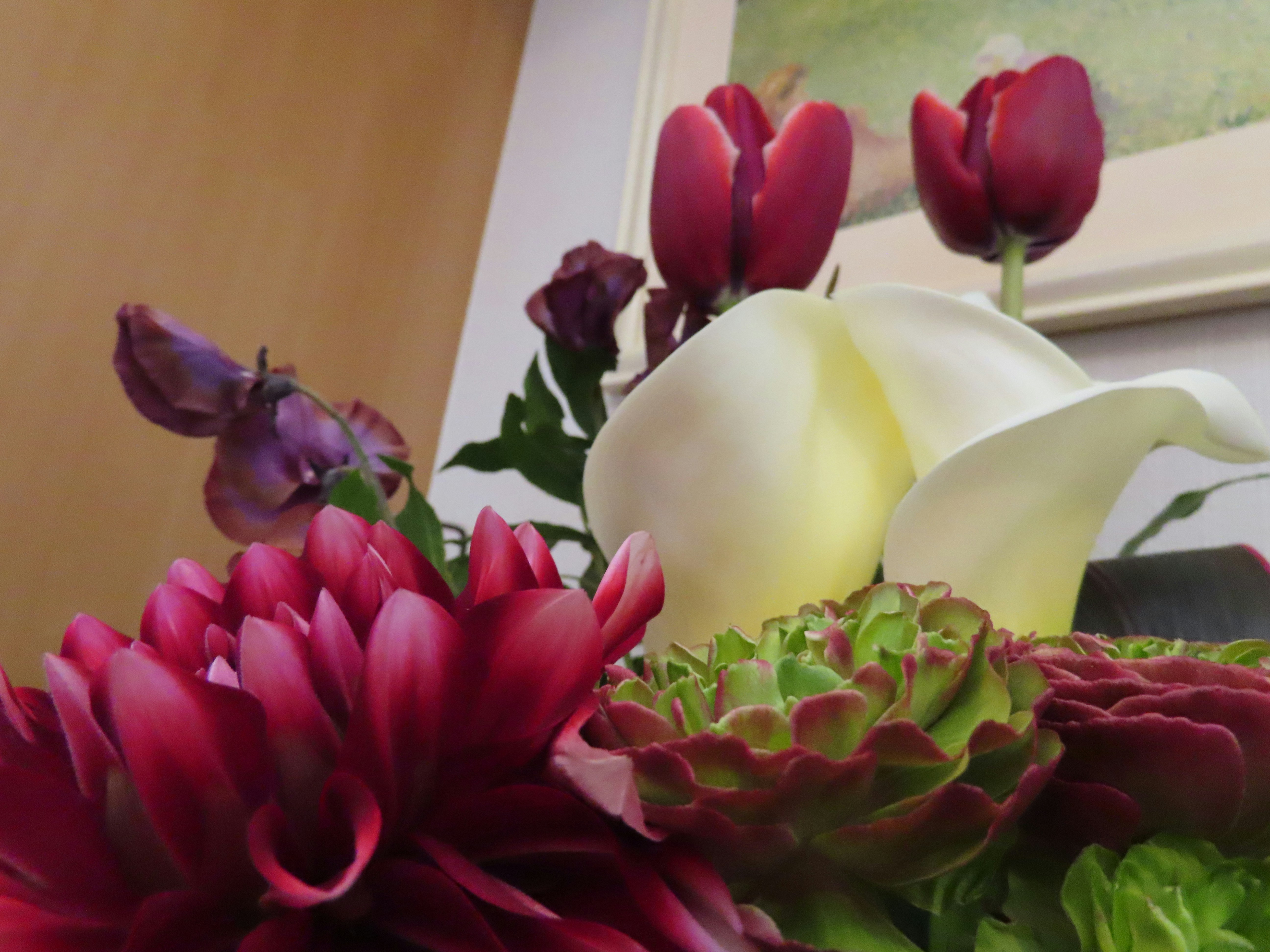 Vivid Bouquet in Soft Indoor Light