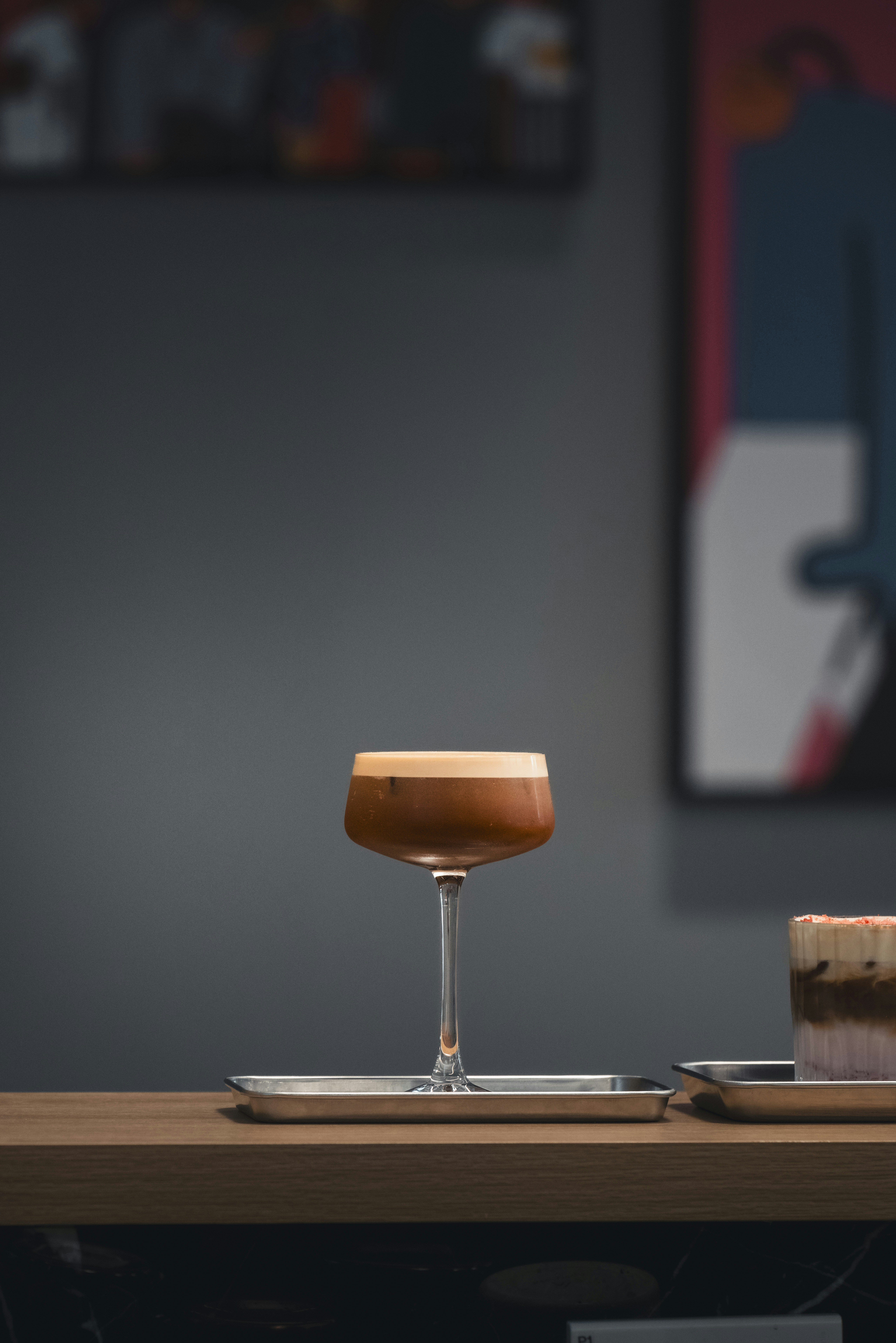 Espresso of Shadows: A Tall Glass on a Quiet Counter