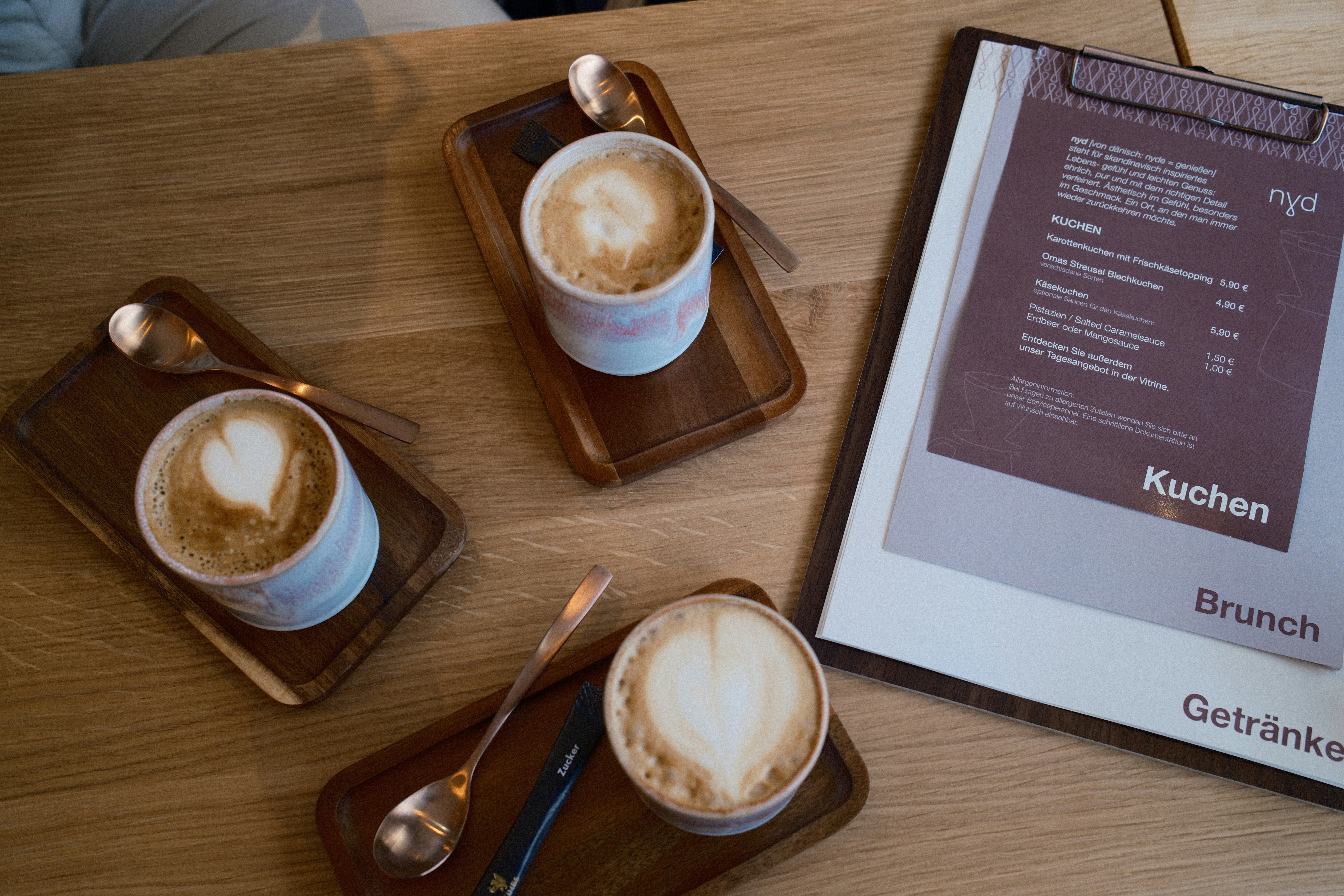 Three Cups and a Menu: Quiet Brunch Corner
