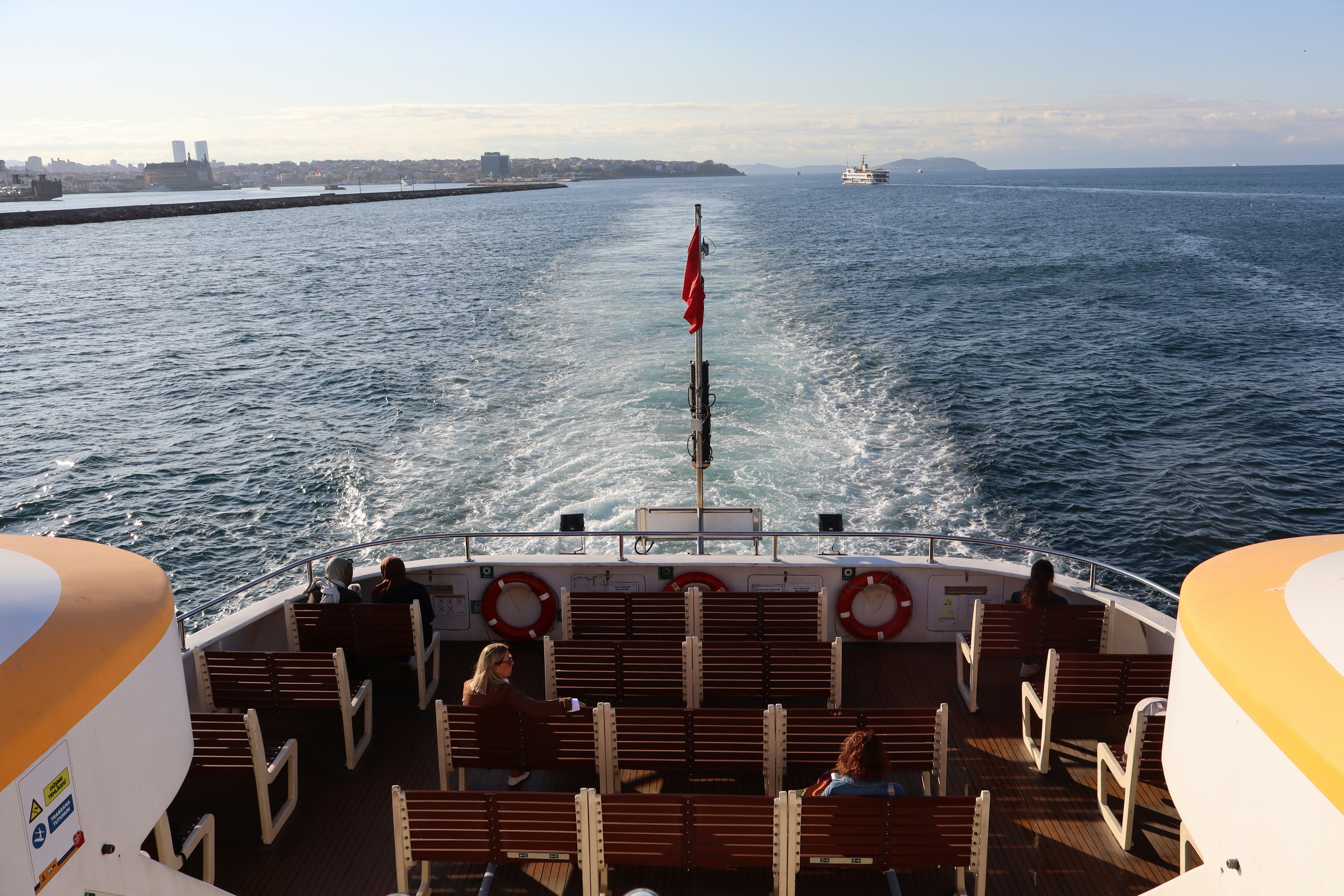Toward the Horizon: A Ferry Ride Through Calm Seas