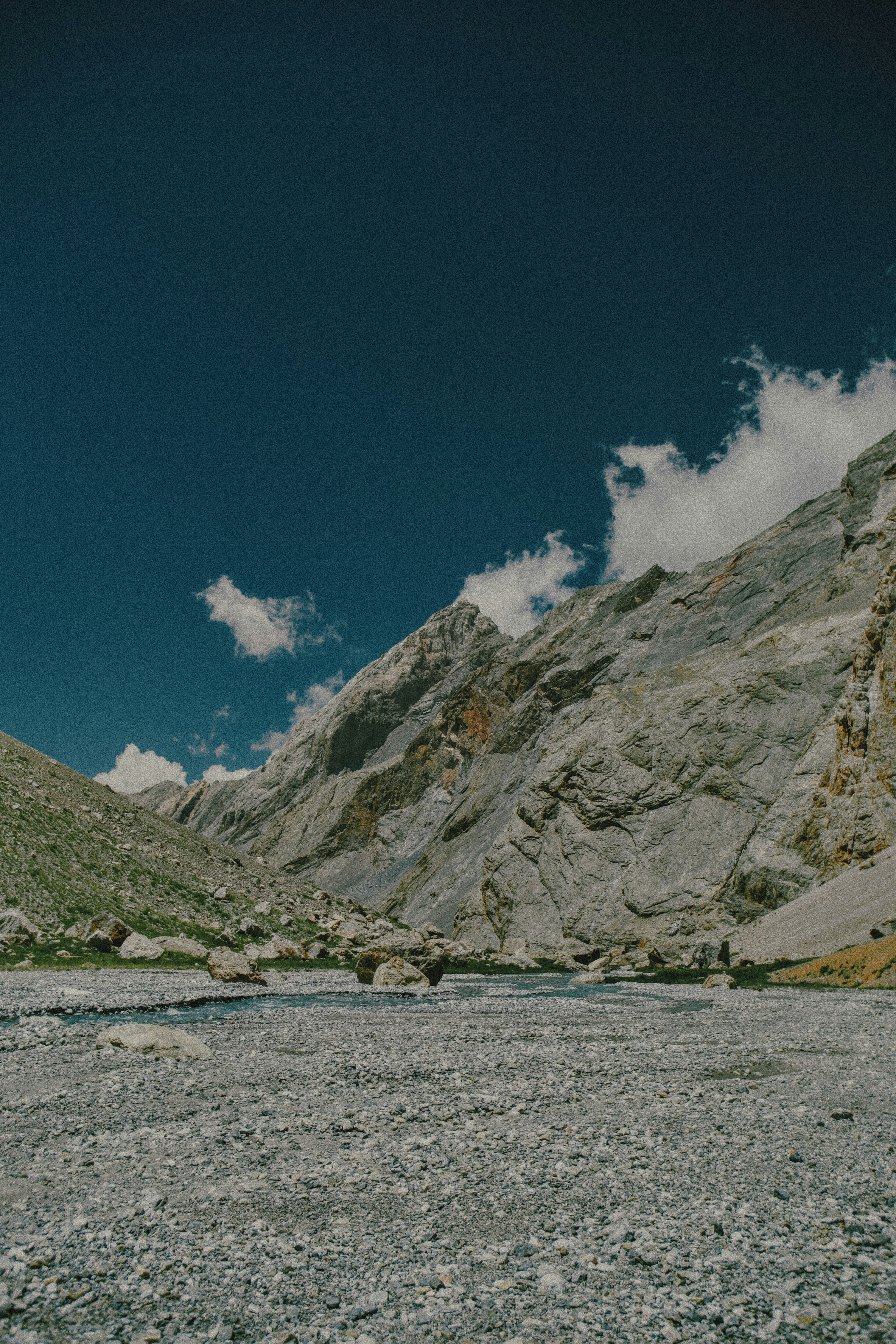 Rugged Pass Beneath a Cerulean Sky