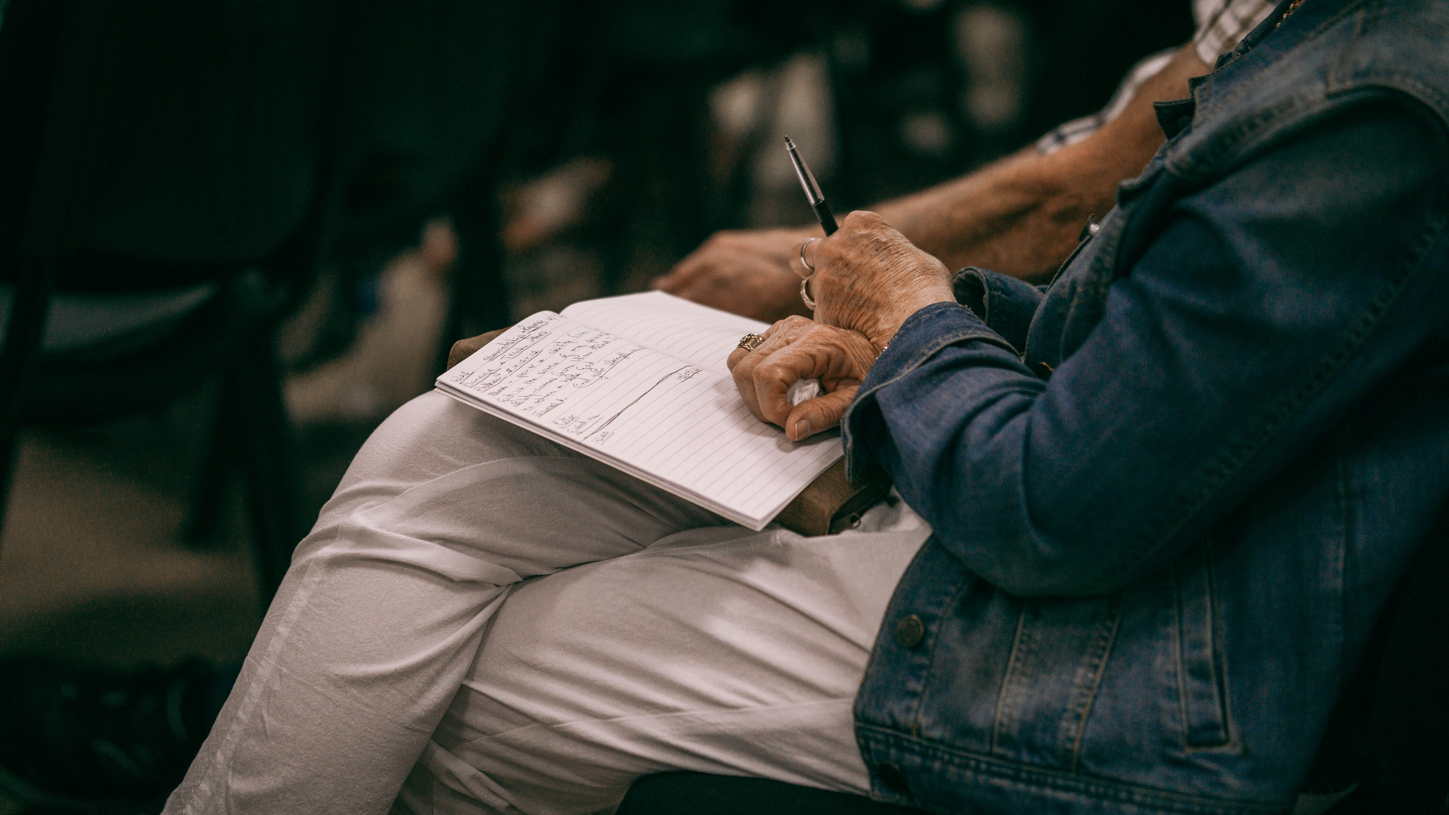 Hands in Motion: A Journal Entry in Dim Seminar Light