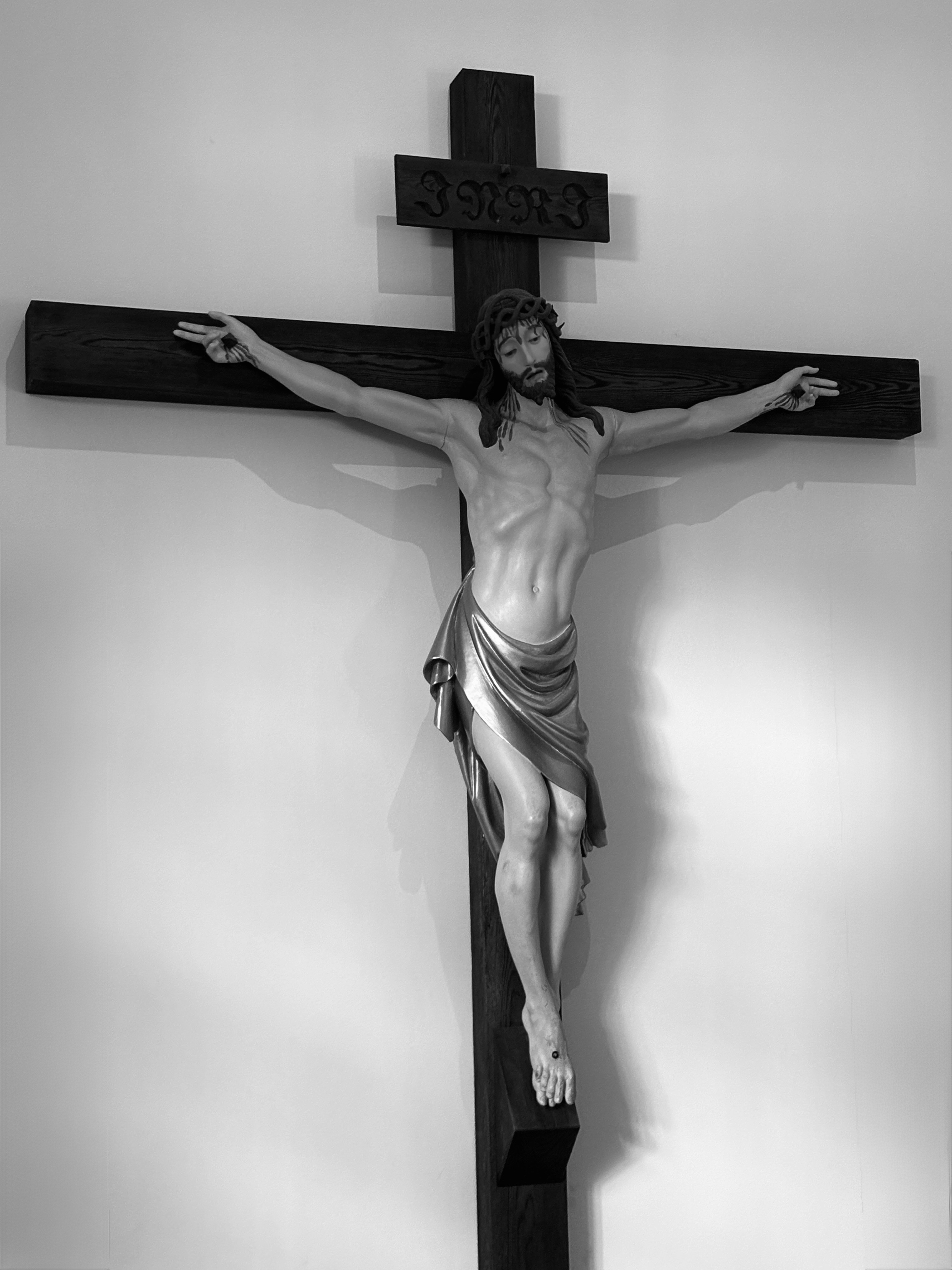 Cruciform Silence: A Shaded Glimpse of the Sacred