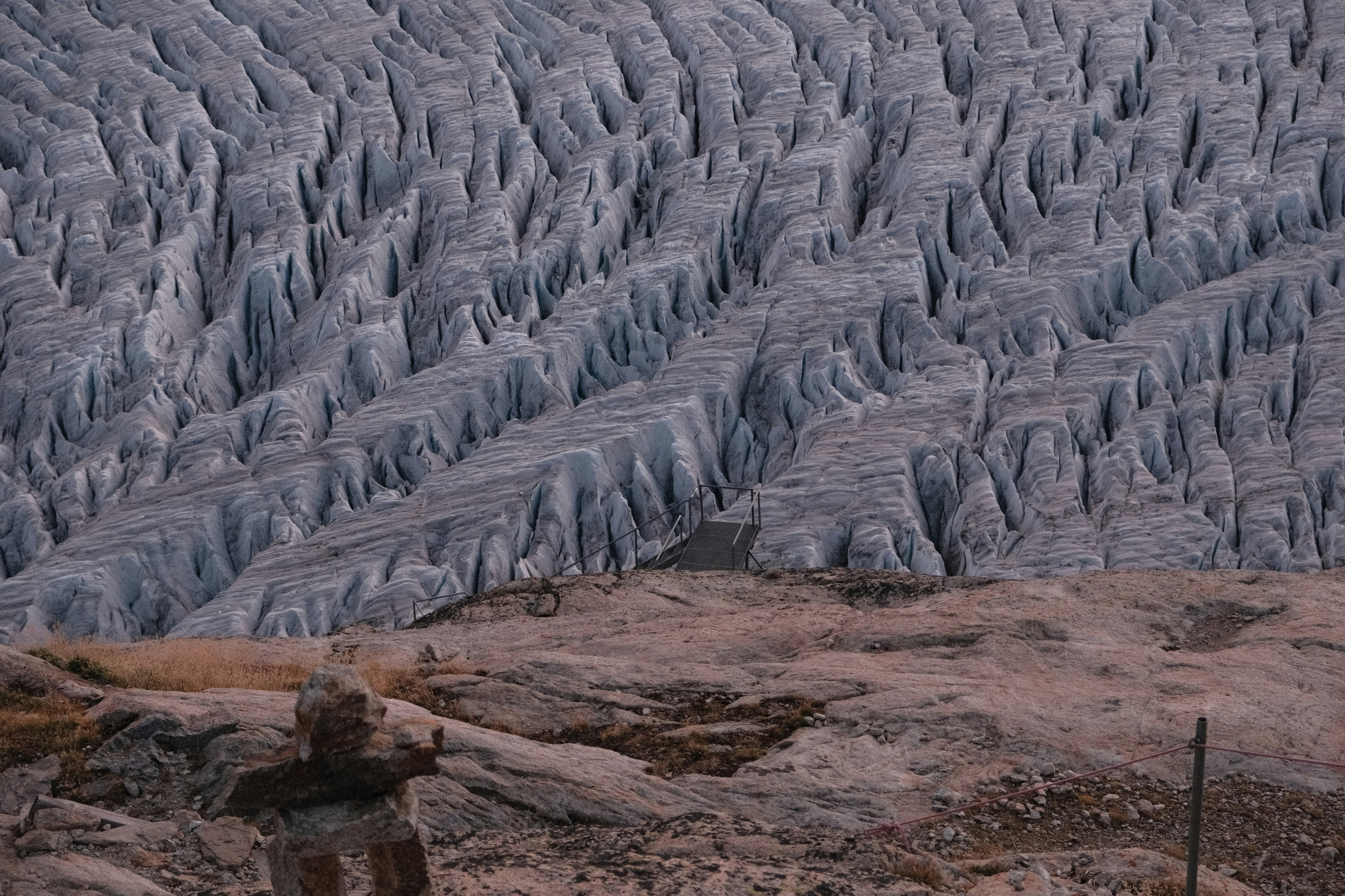 Blue Ridge of Ice: A Ridgefield of Frost