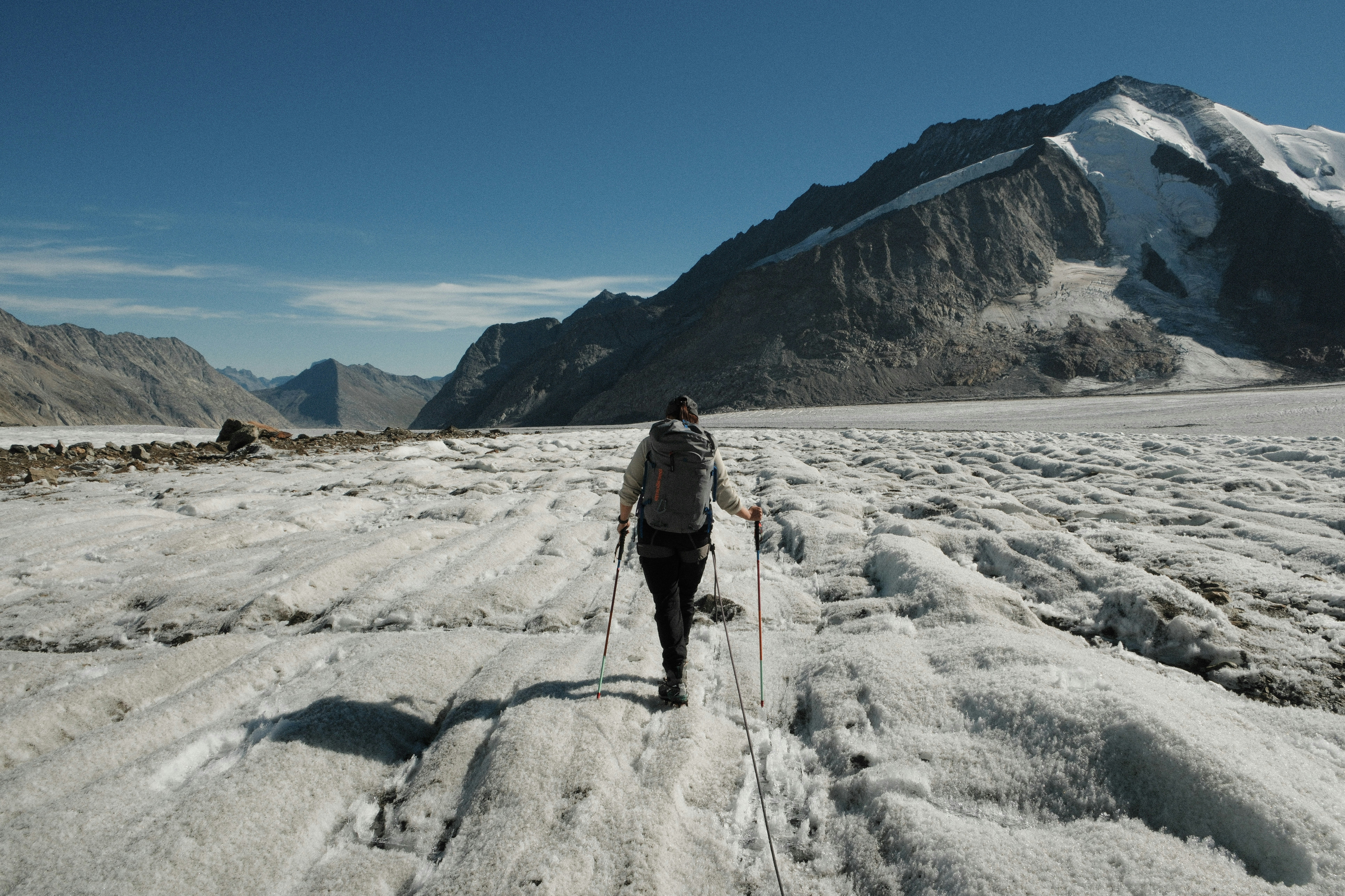 Climb Toward the Glacier's Edge