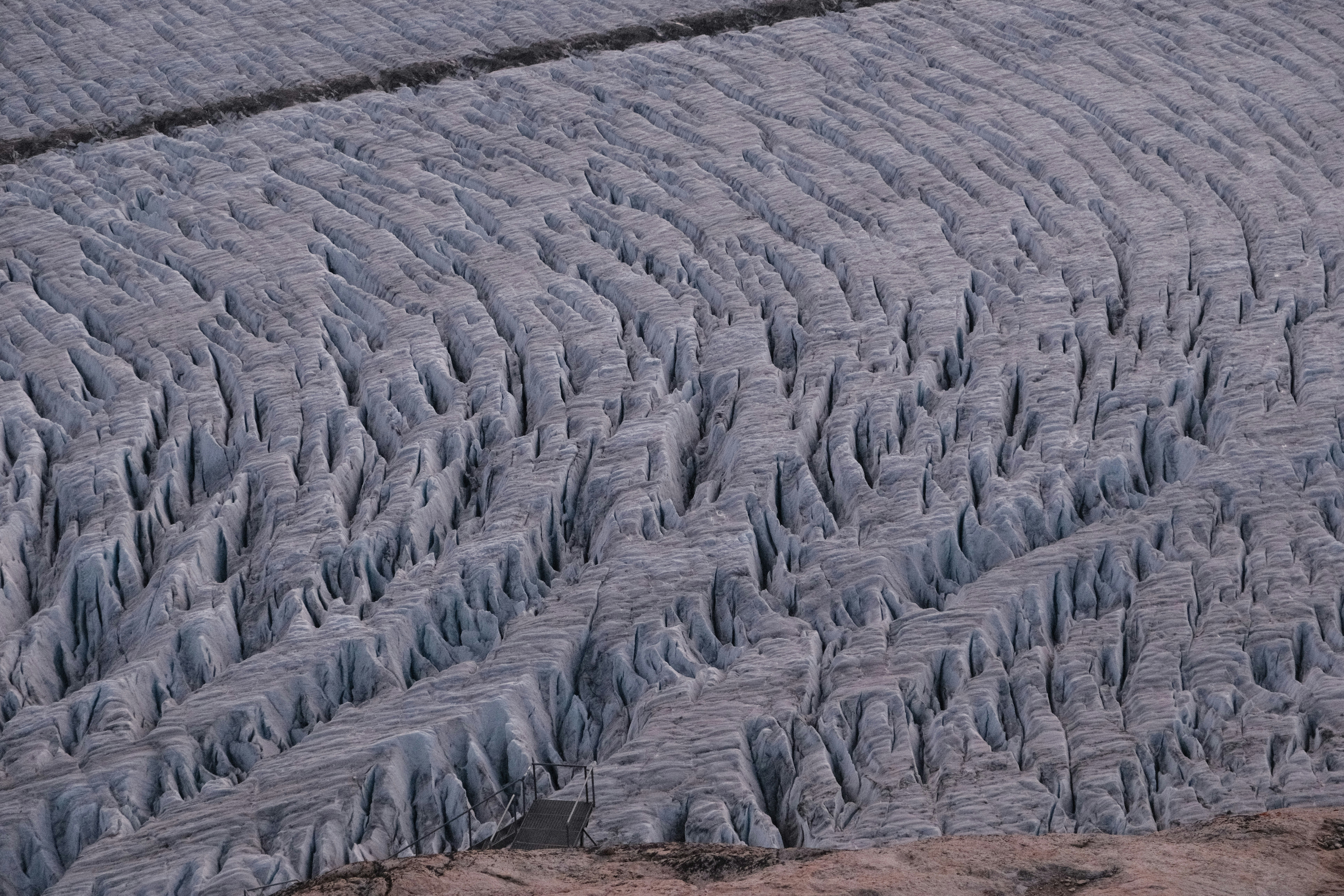 Crystalline Dunes: Ridges Carved in Pale Void