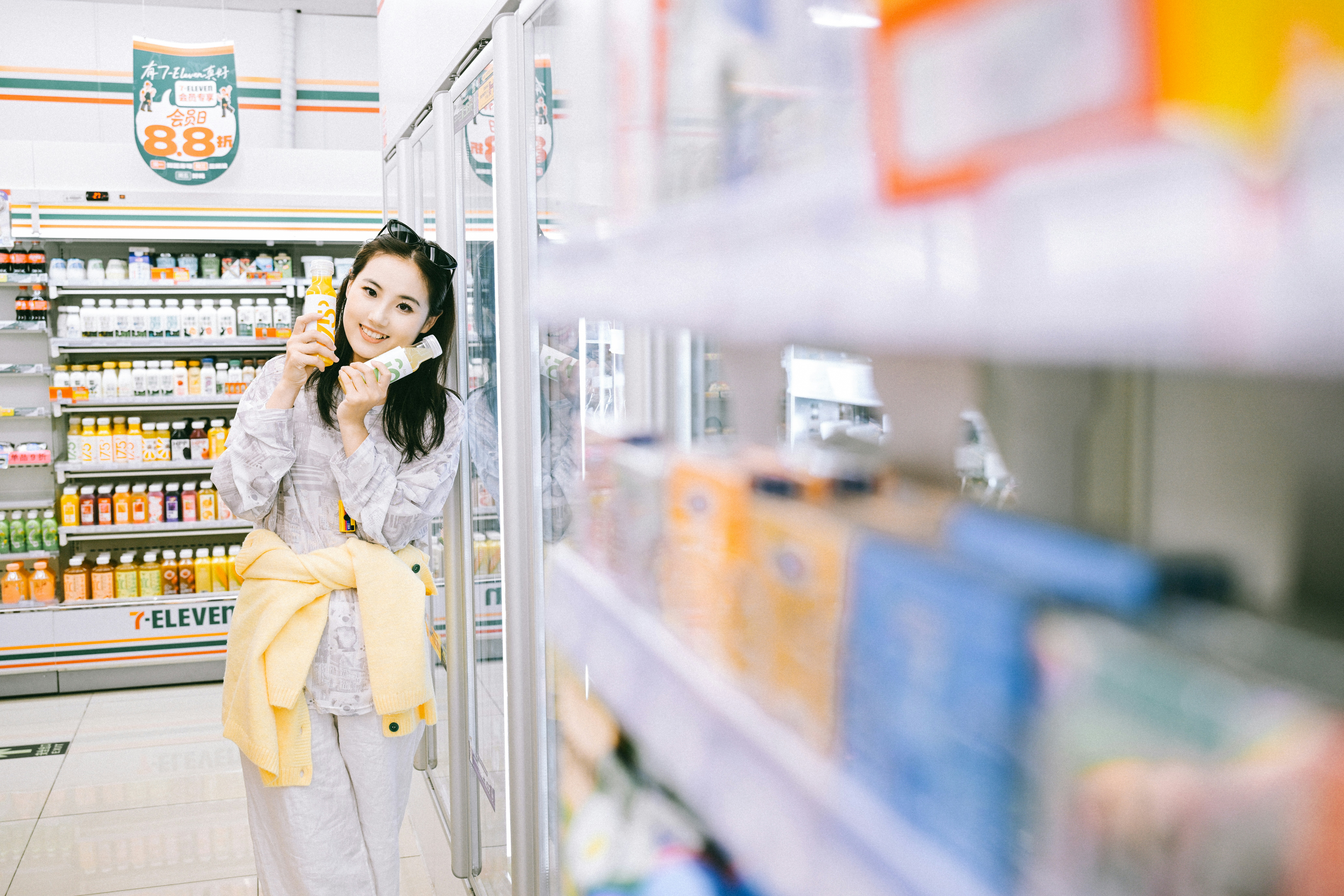 Bright Convenience Aisle Moment