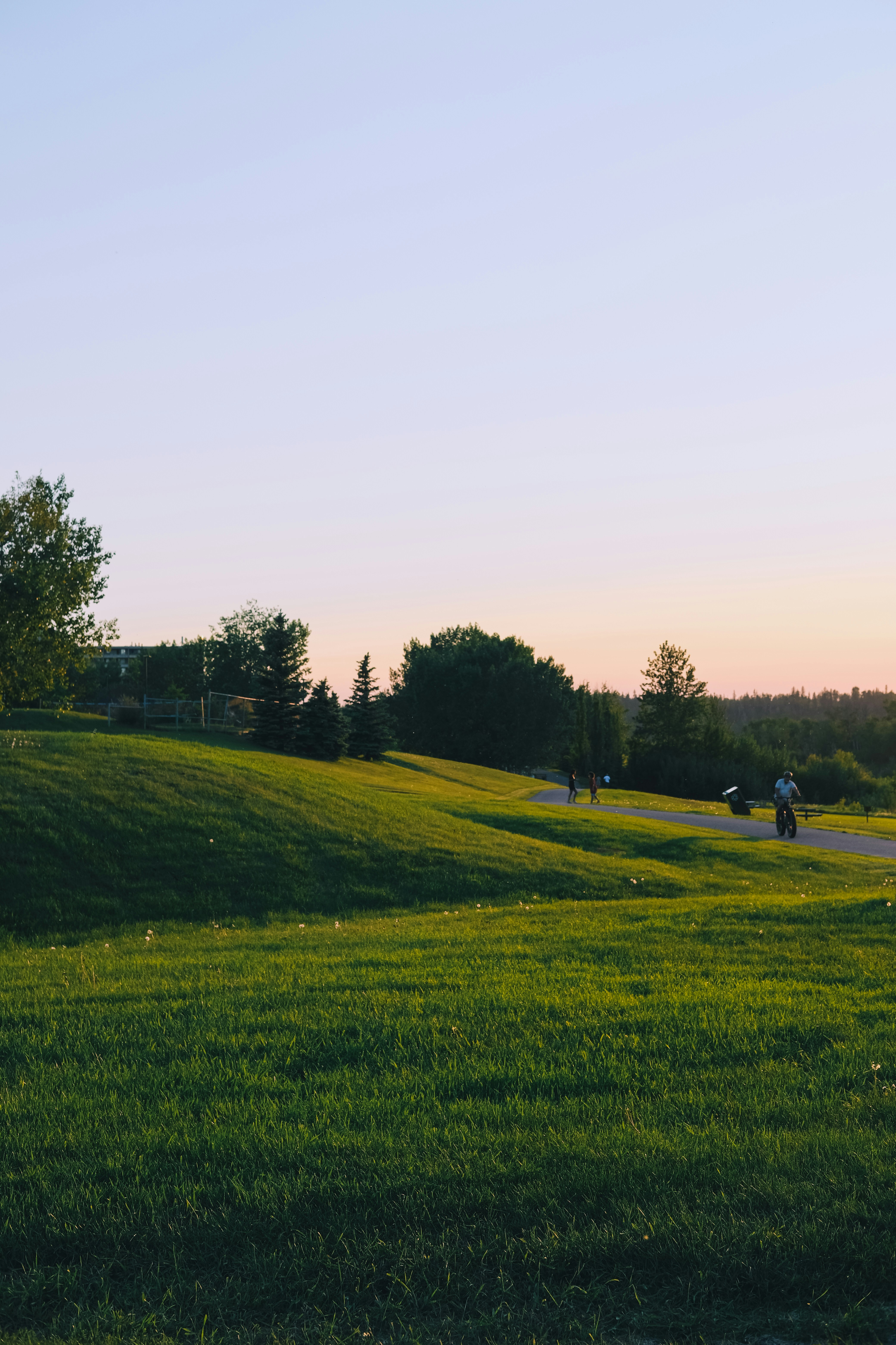 Twilight Park Walk: A Gentle Stroll Under Open Skies