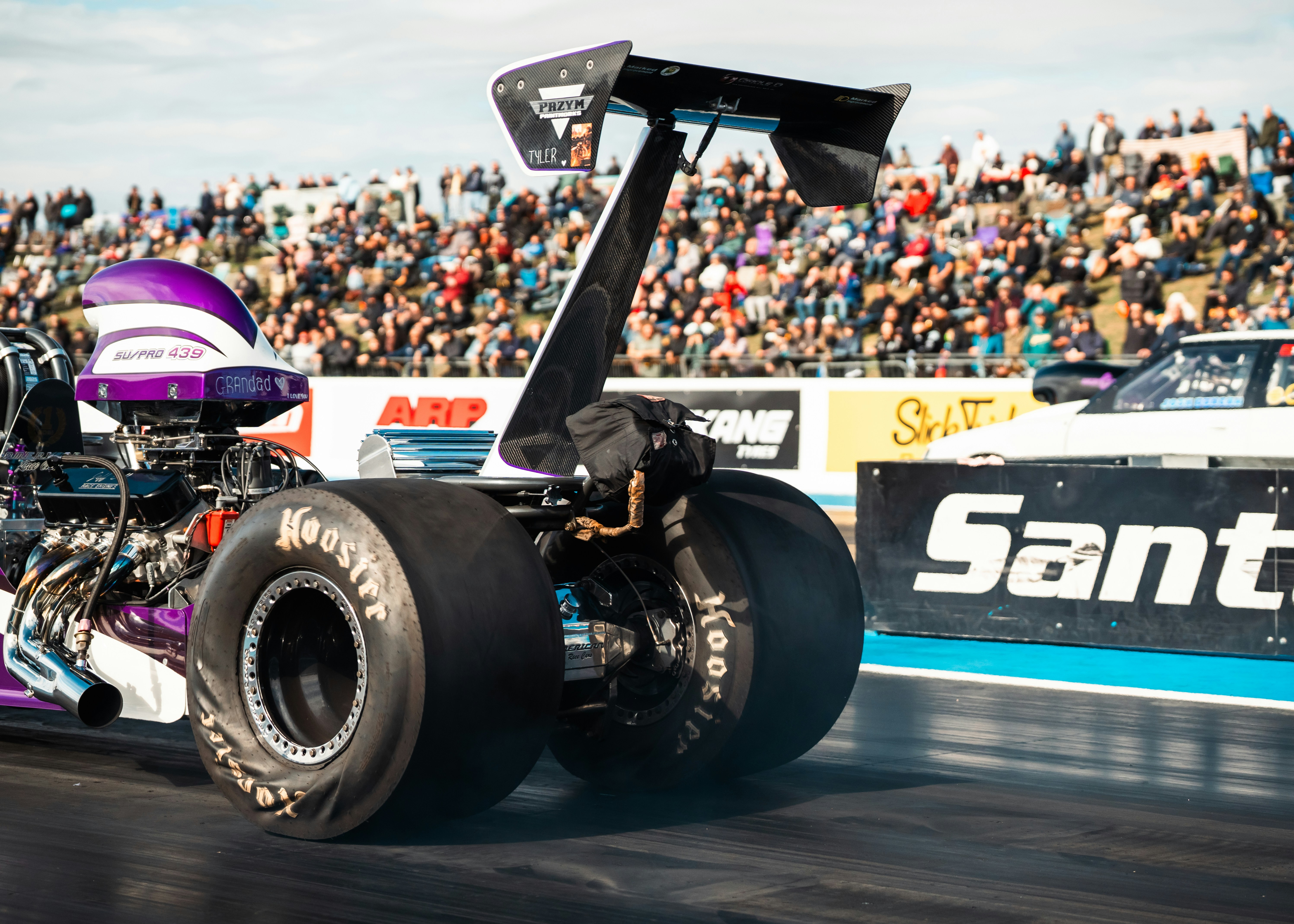Nitro Duel: The Sleek Monster of the Drag Strip