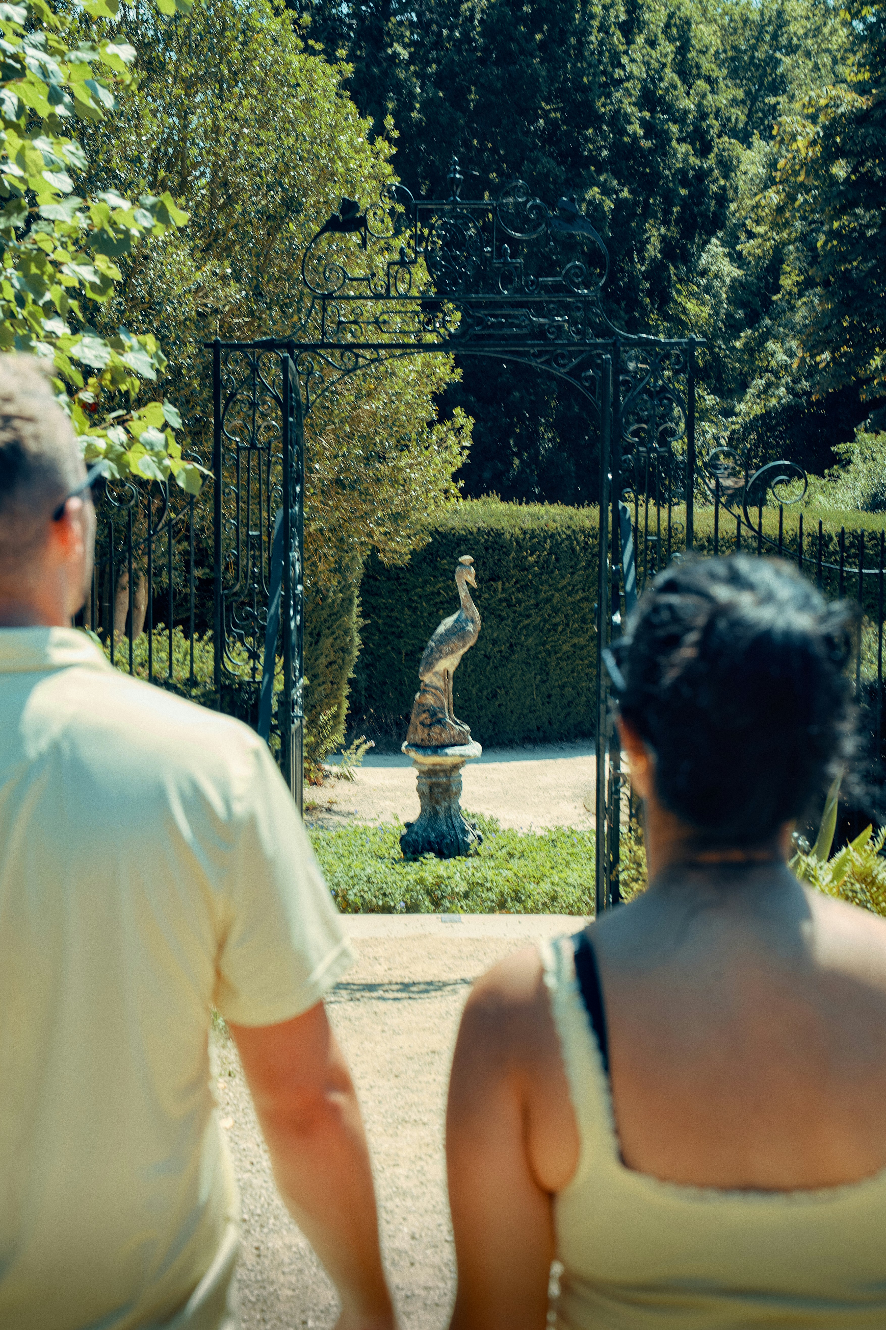 Approach to the Garden Statue