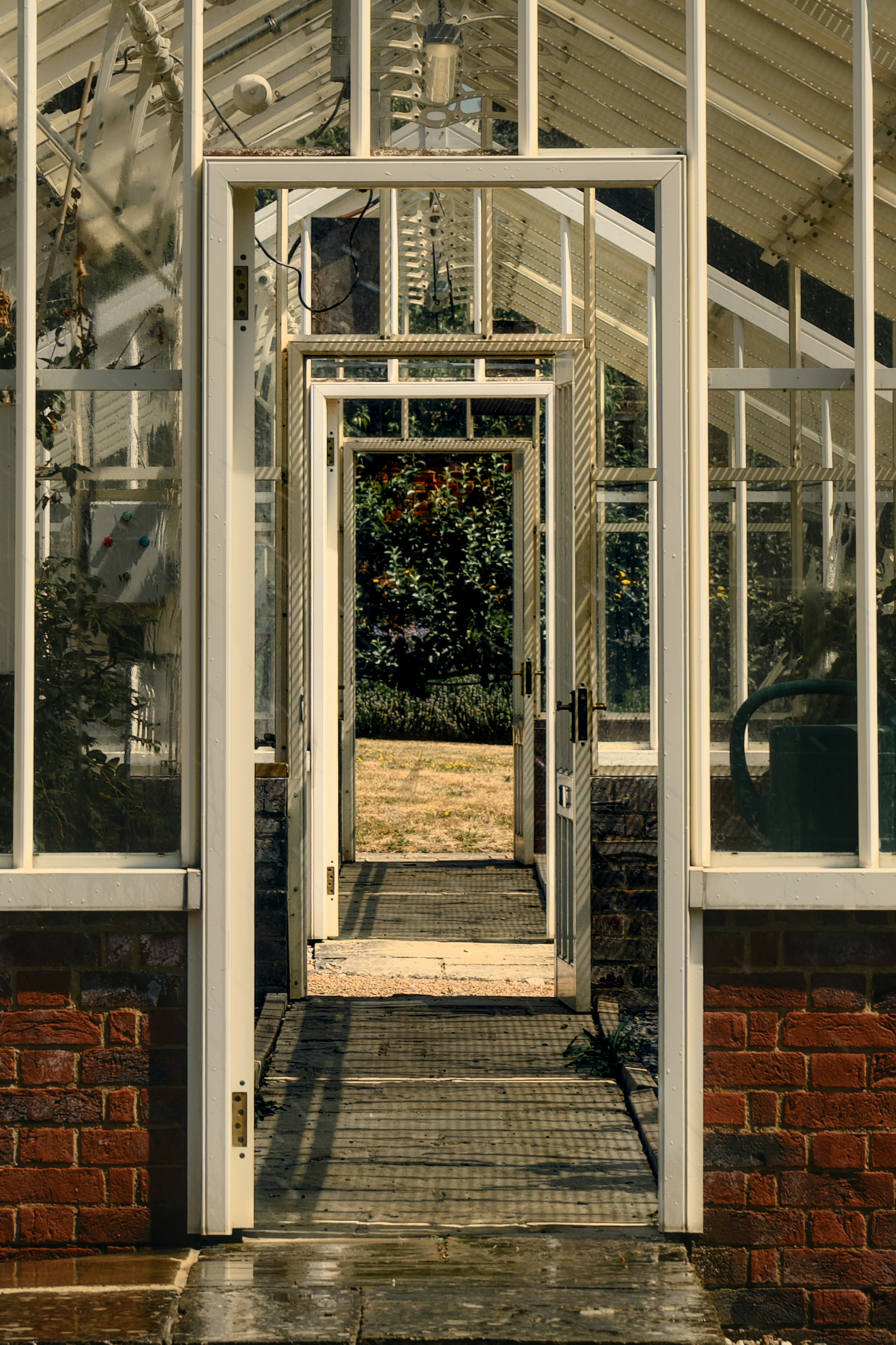 Through the Glass Passages: A Repeating Doorway to Light
