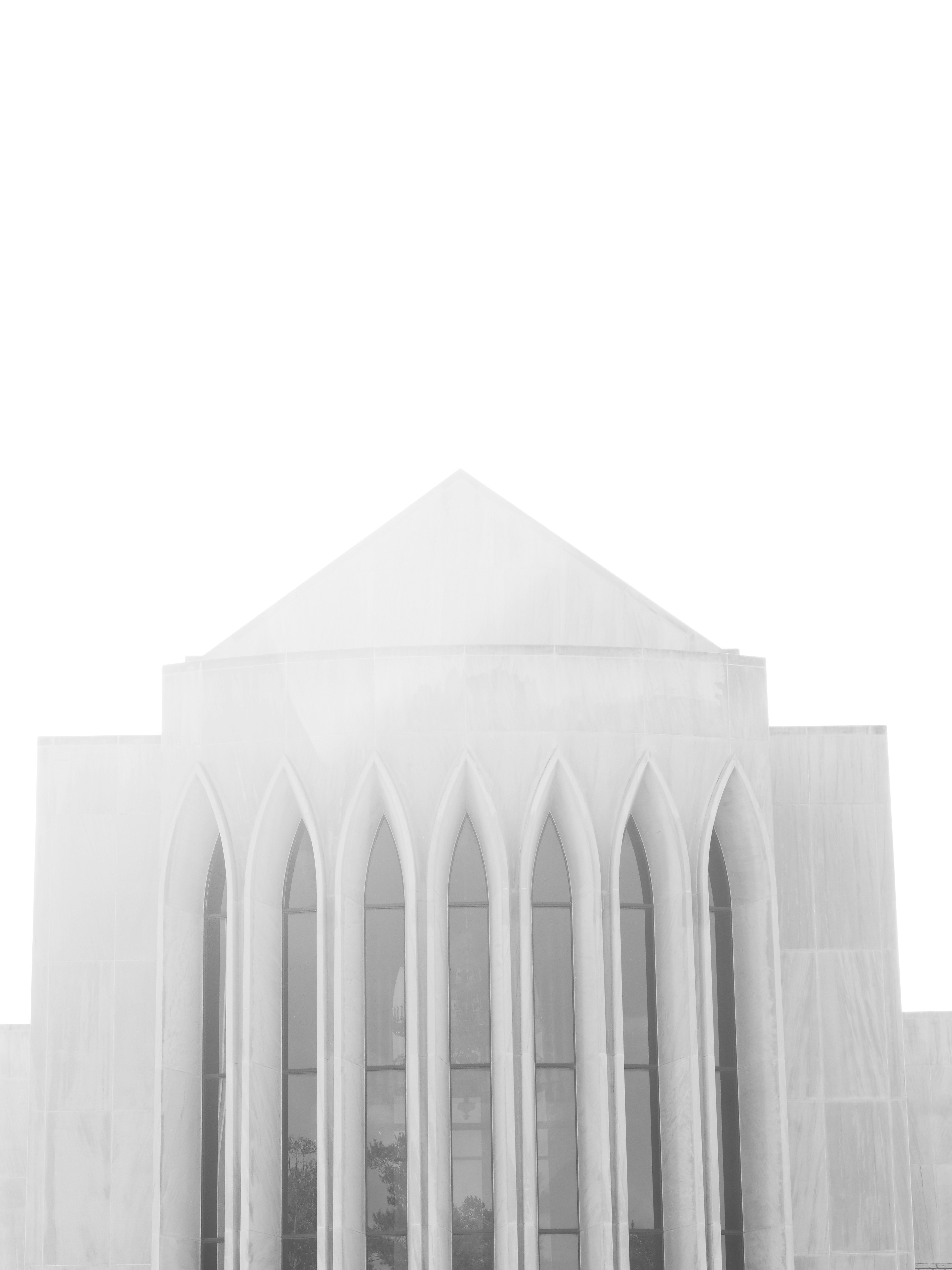 Gothic Facade in High Key Light