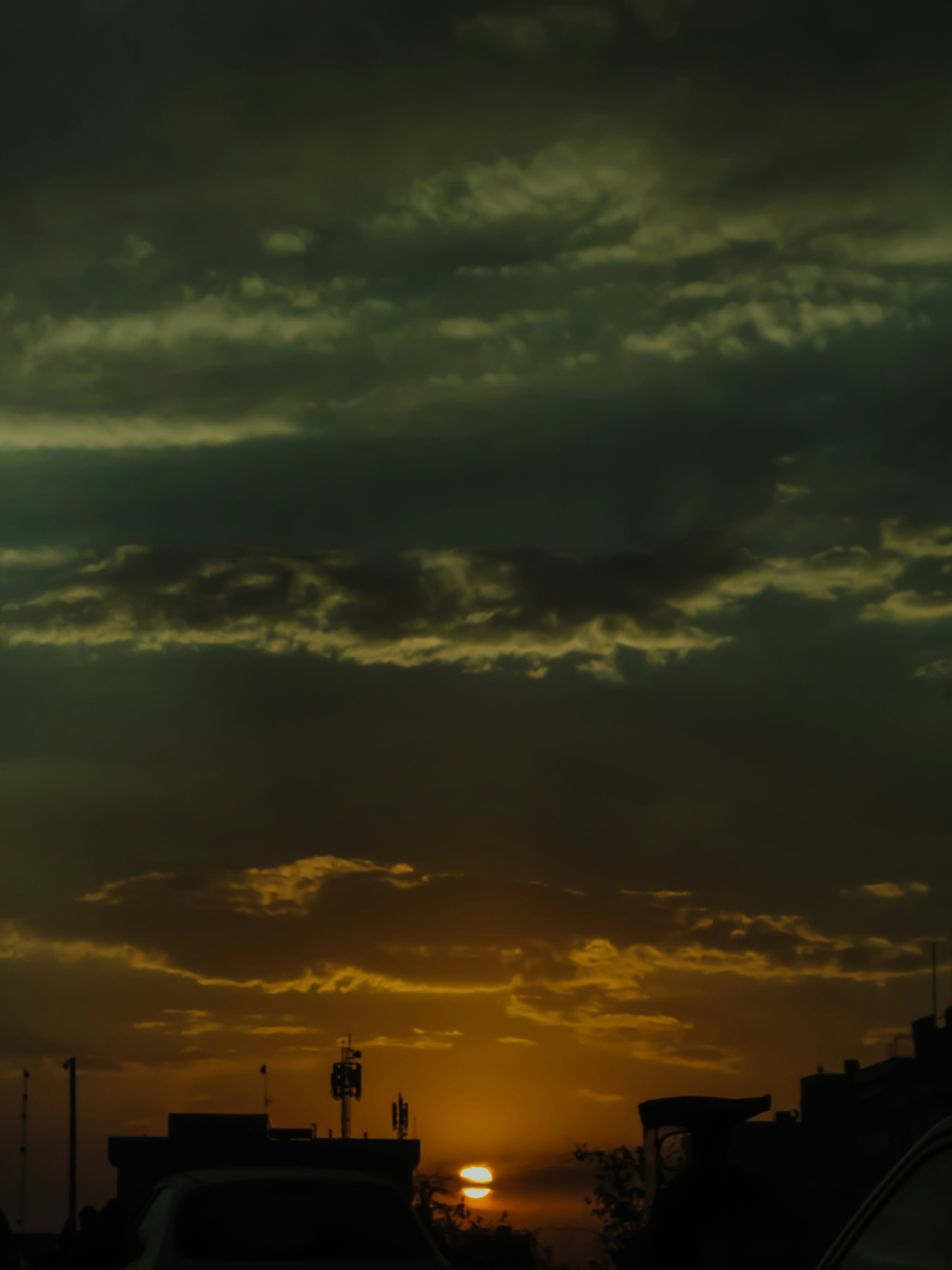 Horizon Ember: Sunset Above the Quiet City