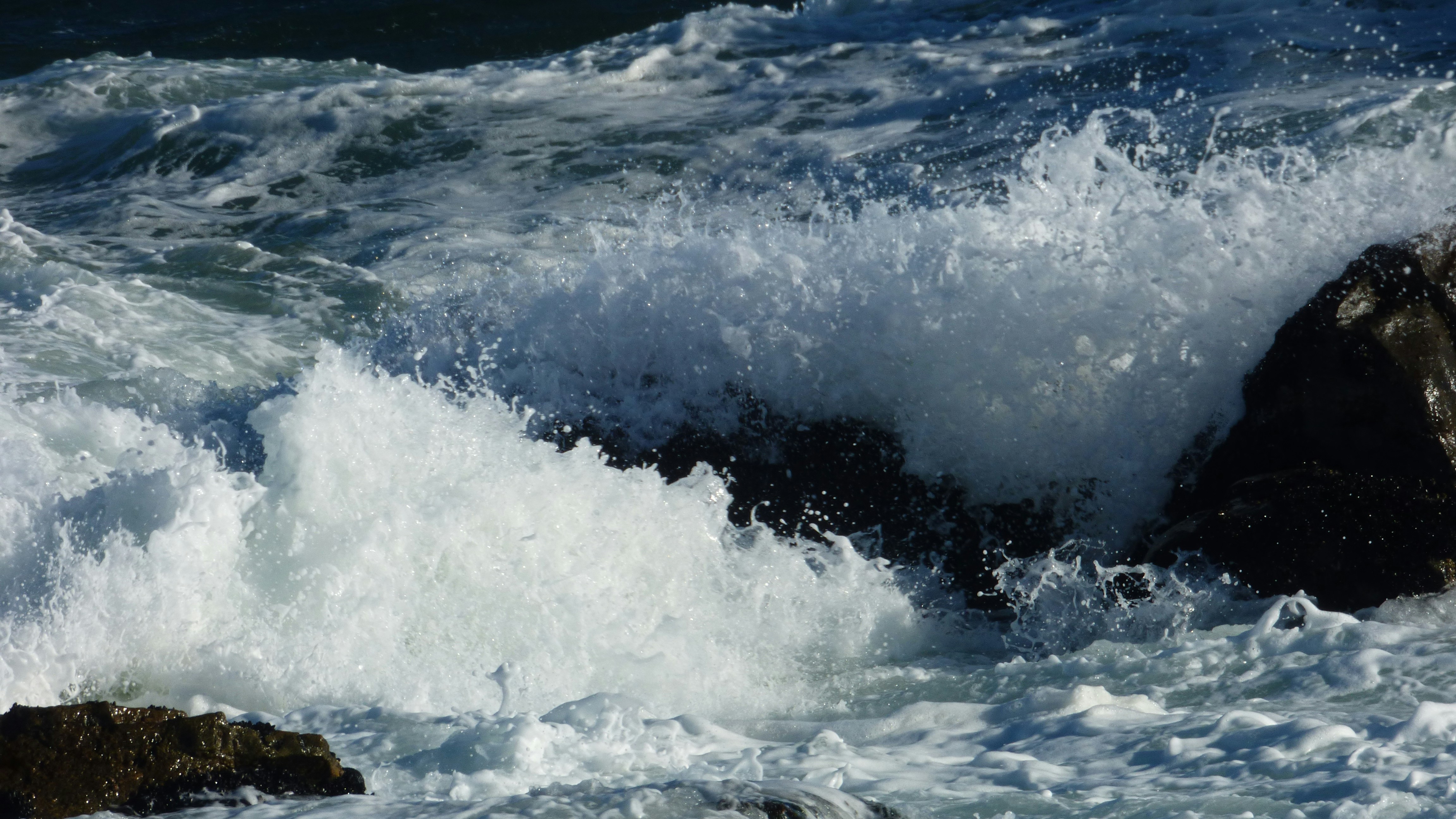 Roaring Tide Fractures the Shoreline