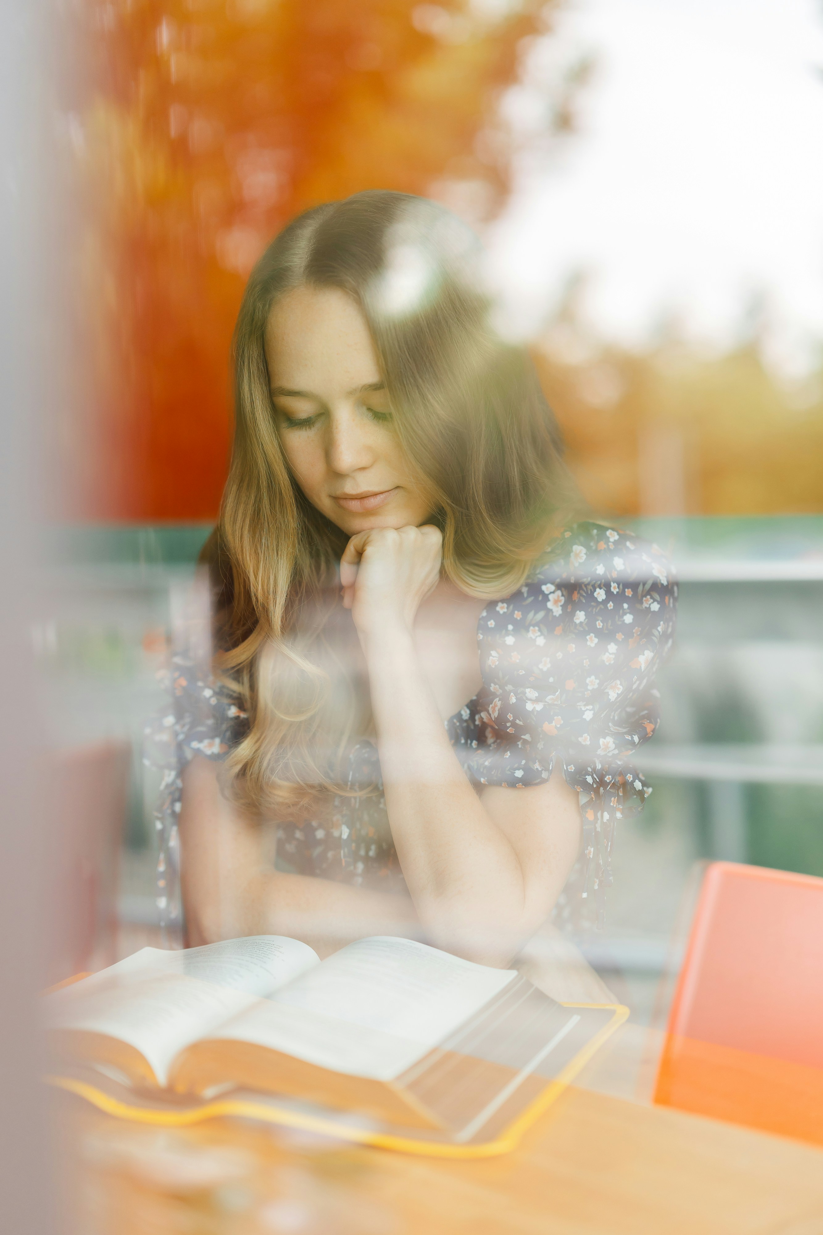Soft Focus Reverie: A Moment with a Quiet Reader