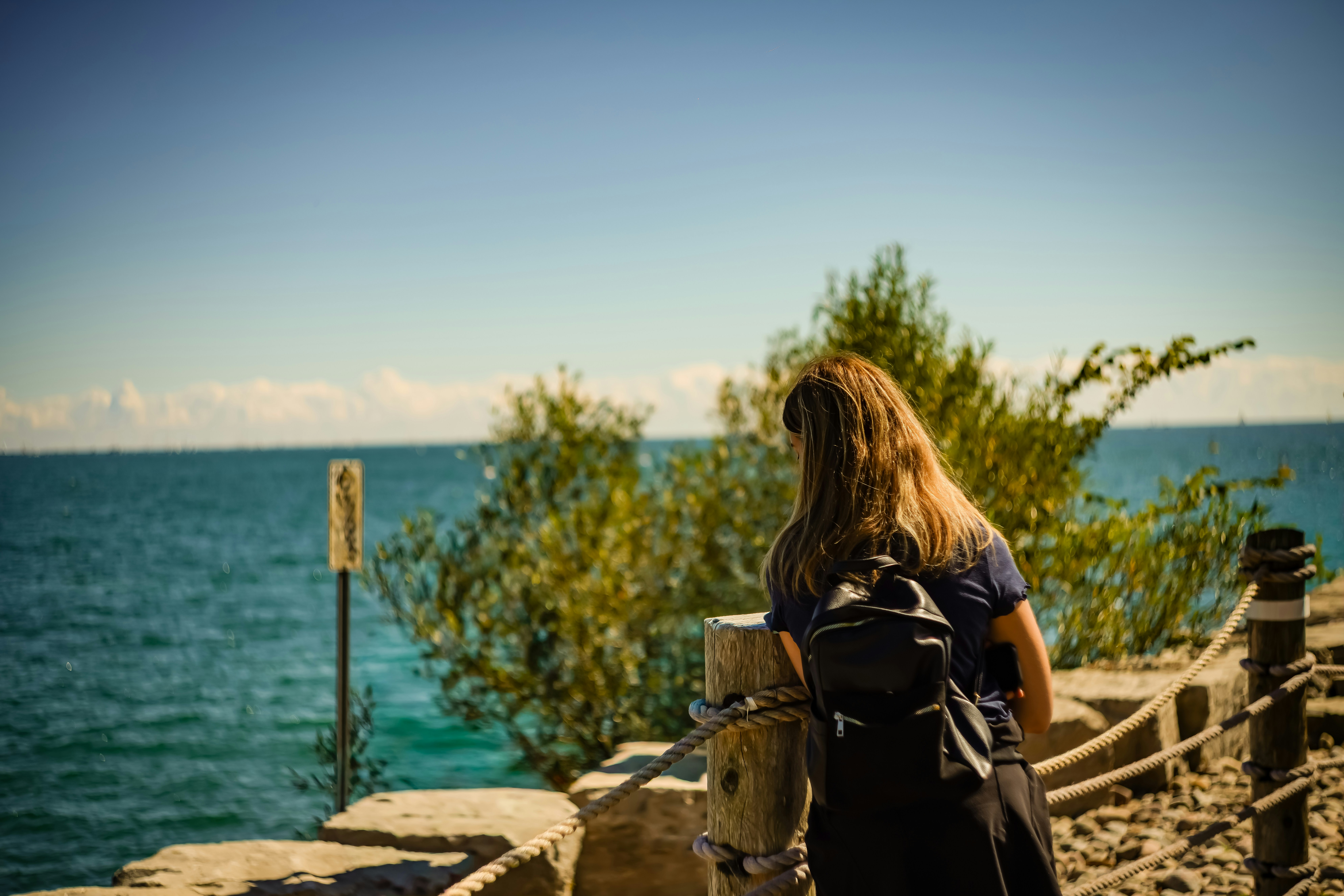 Footpath to the Sea: Portrait by the Distant Lighthouse