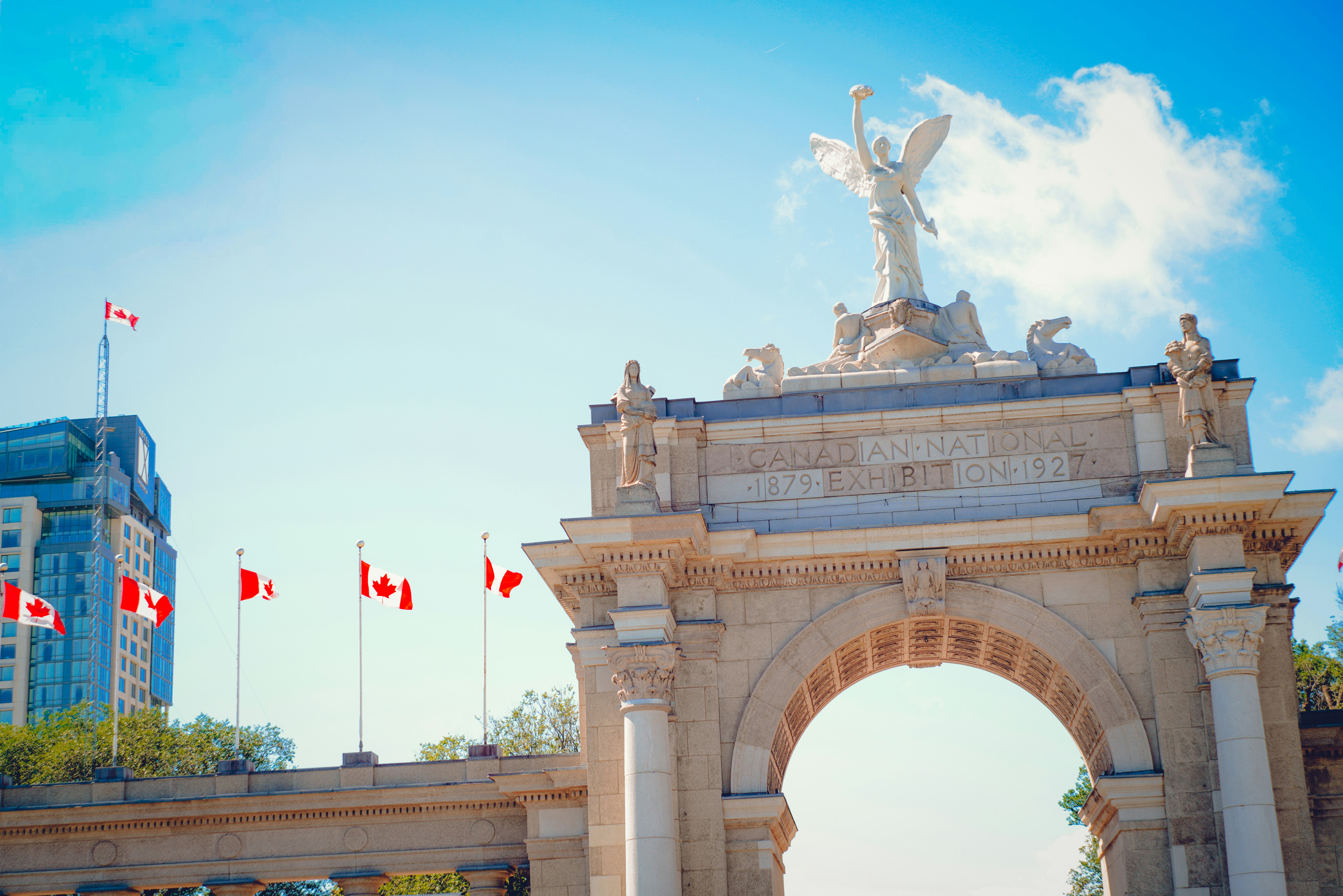 Archway of Liberty: Dawn over the Monumental Gate